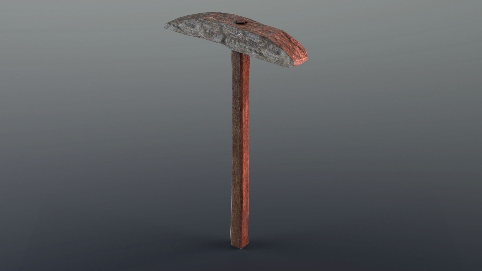 3D model Pickaxe - Stone VR / AR / low-poly | CGTrader