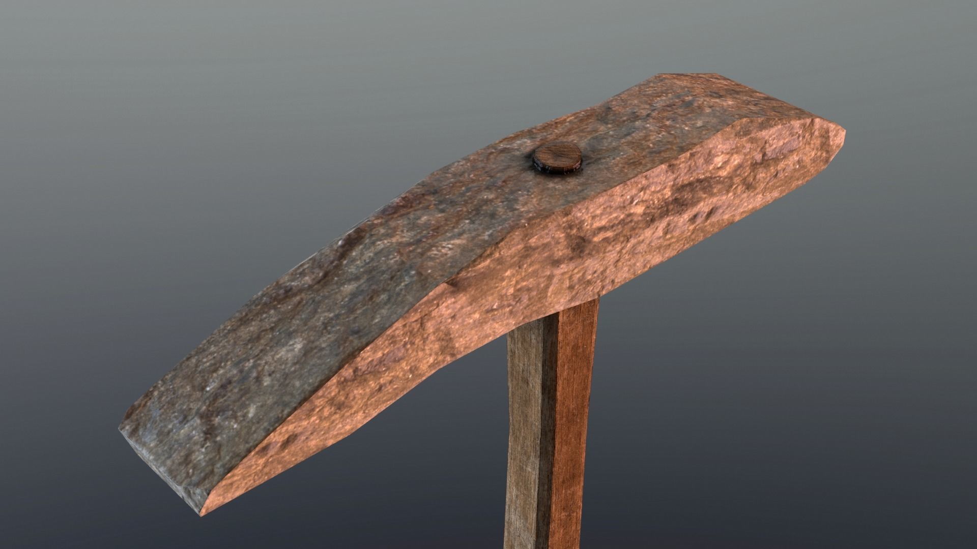 3D model Pickaxe - Stone VR / AR / low-poly | CGTrader