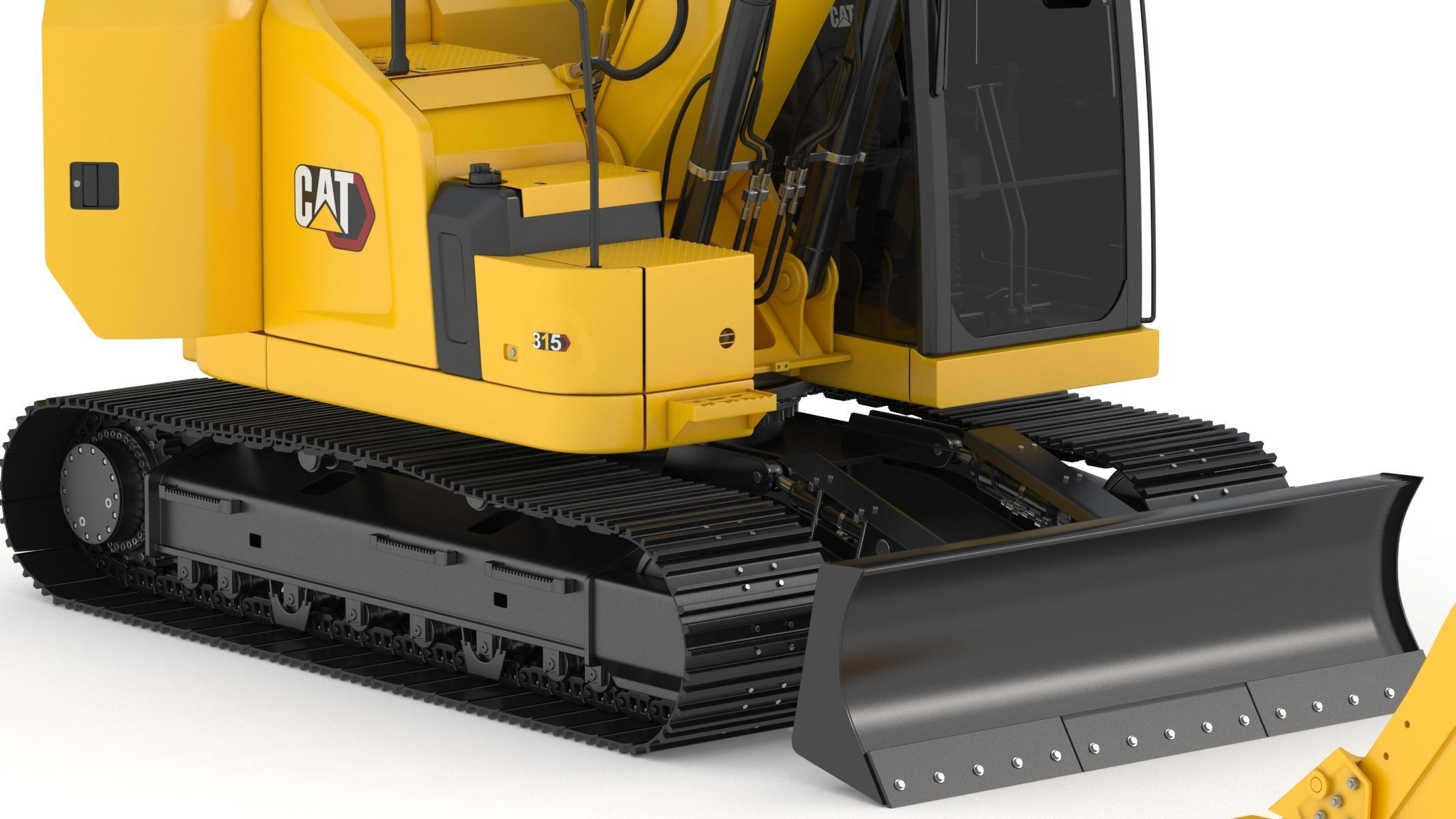 CAT 315 Excavator 3D model | CGTrader