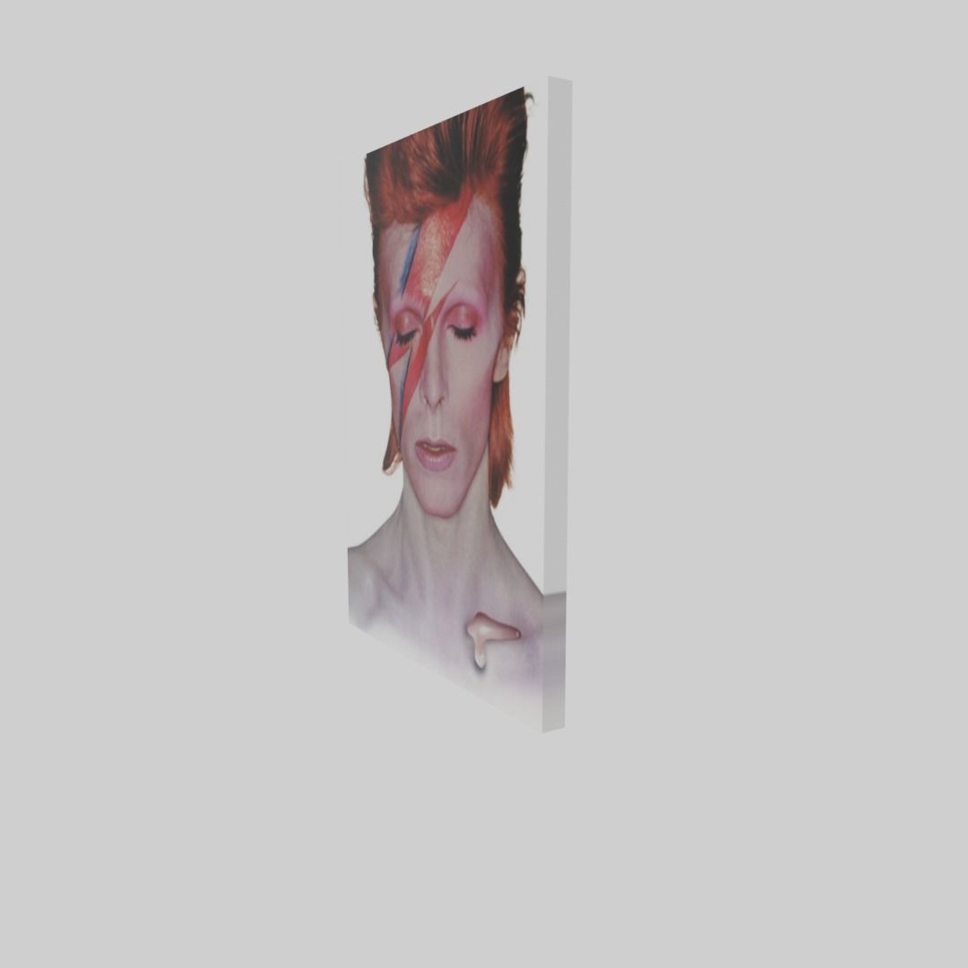 3D model David Bowie portrait VR / AR / low-poly | CGTrader