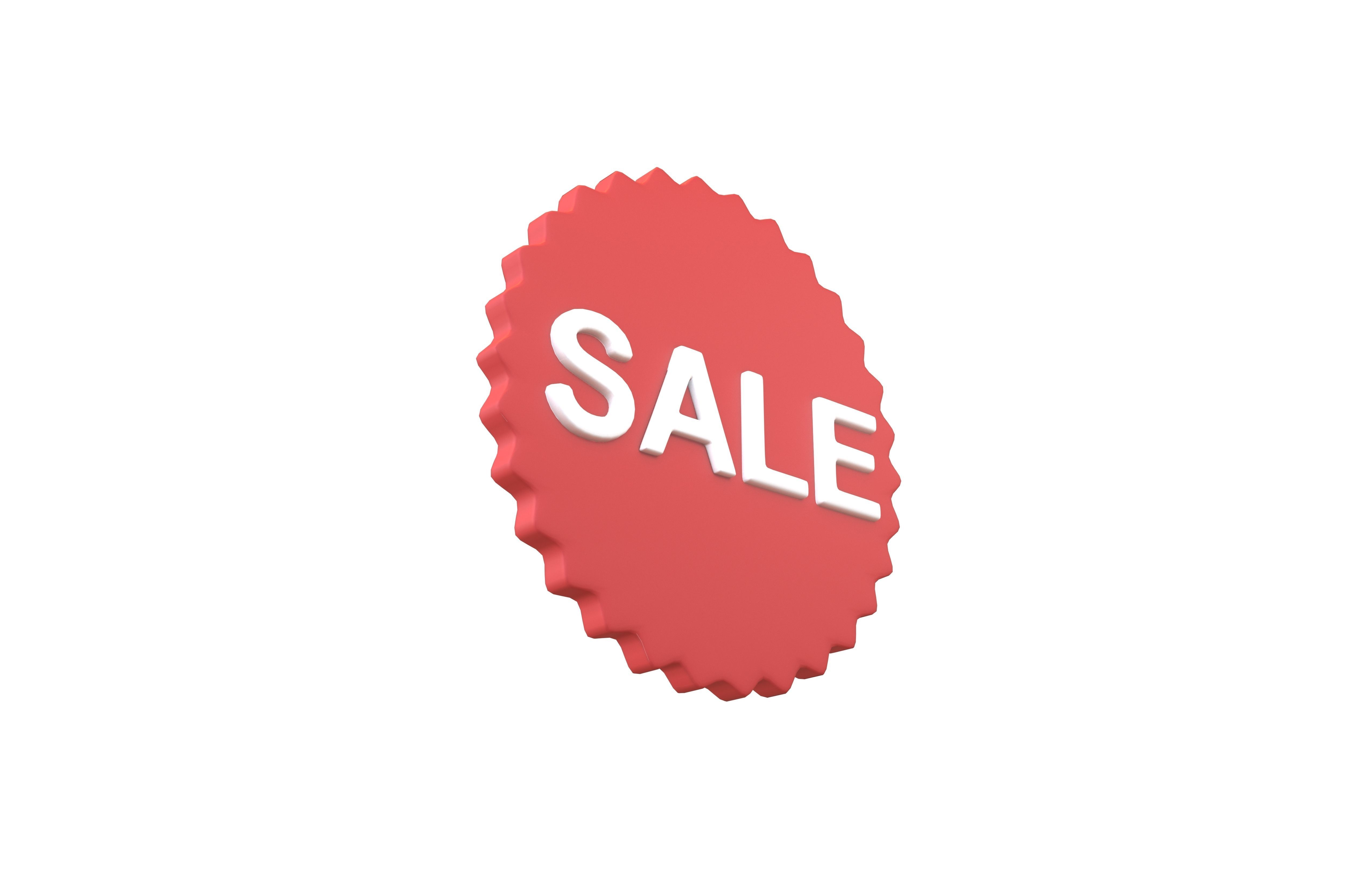 3D model Sale Icon v2 001 VR / AR / low-poly | CGTrader
