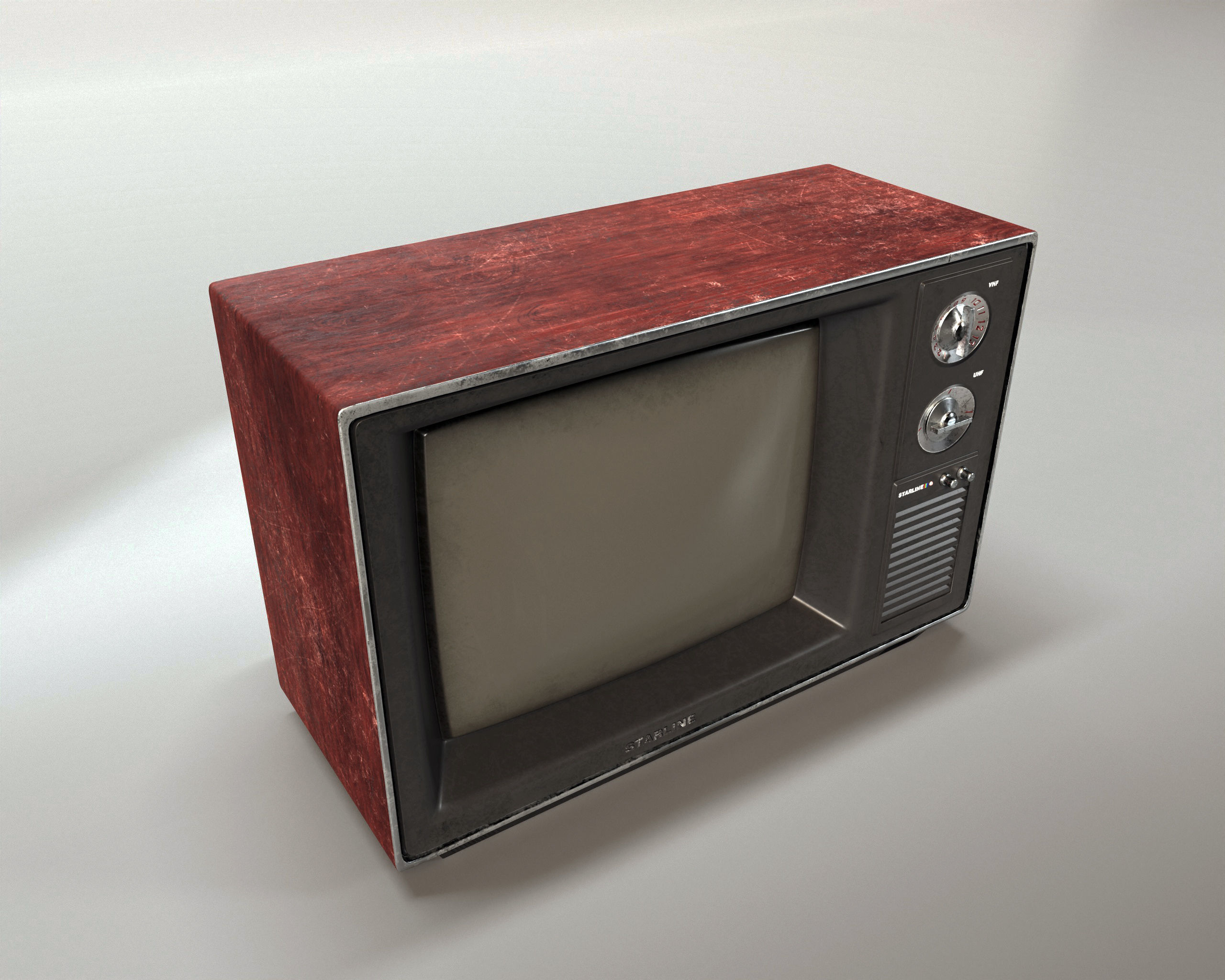 3D model Old TV 3d model VR / AR / low-poly | CGTrader