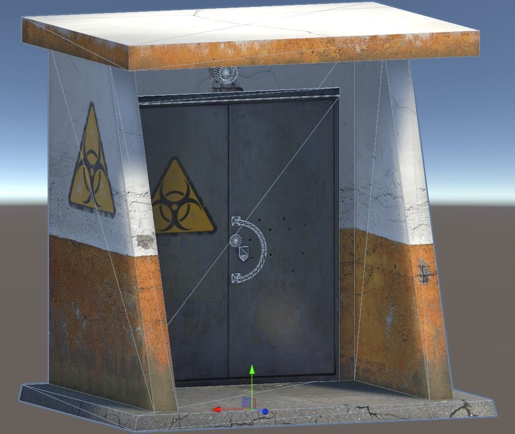 Old Bunker Radiation shielding free VR / AR / low-poly 3D model | CGTrader