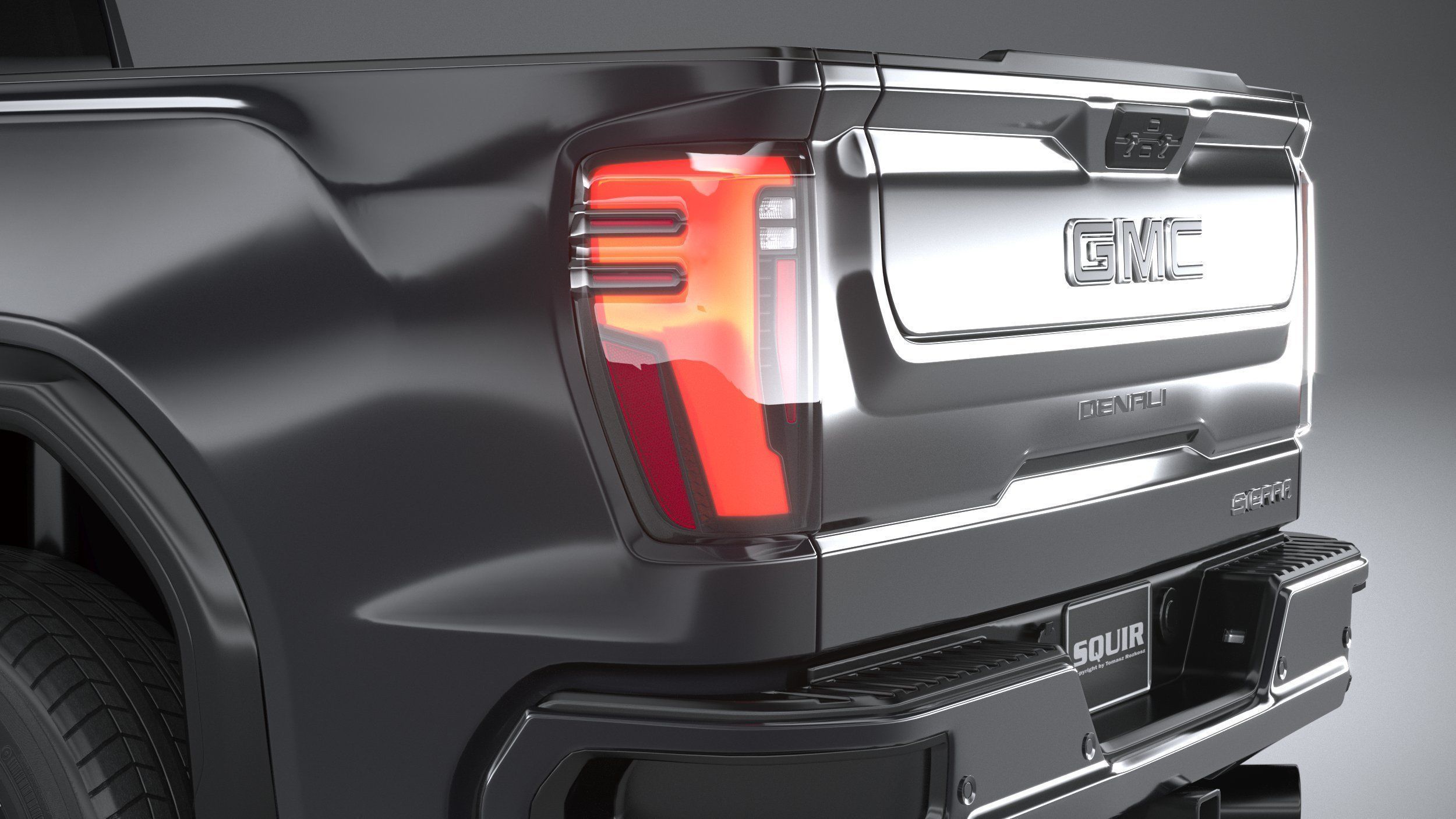 GMC Sierra Denali HD 2024 3D model | CGTrader