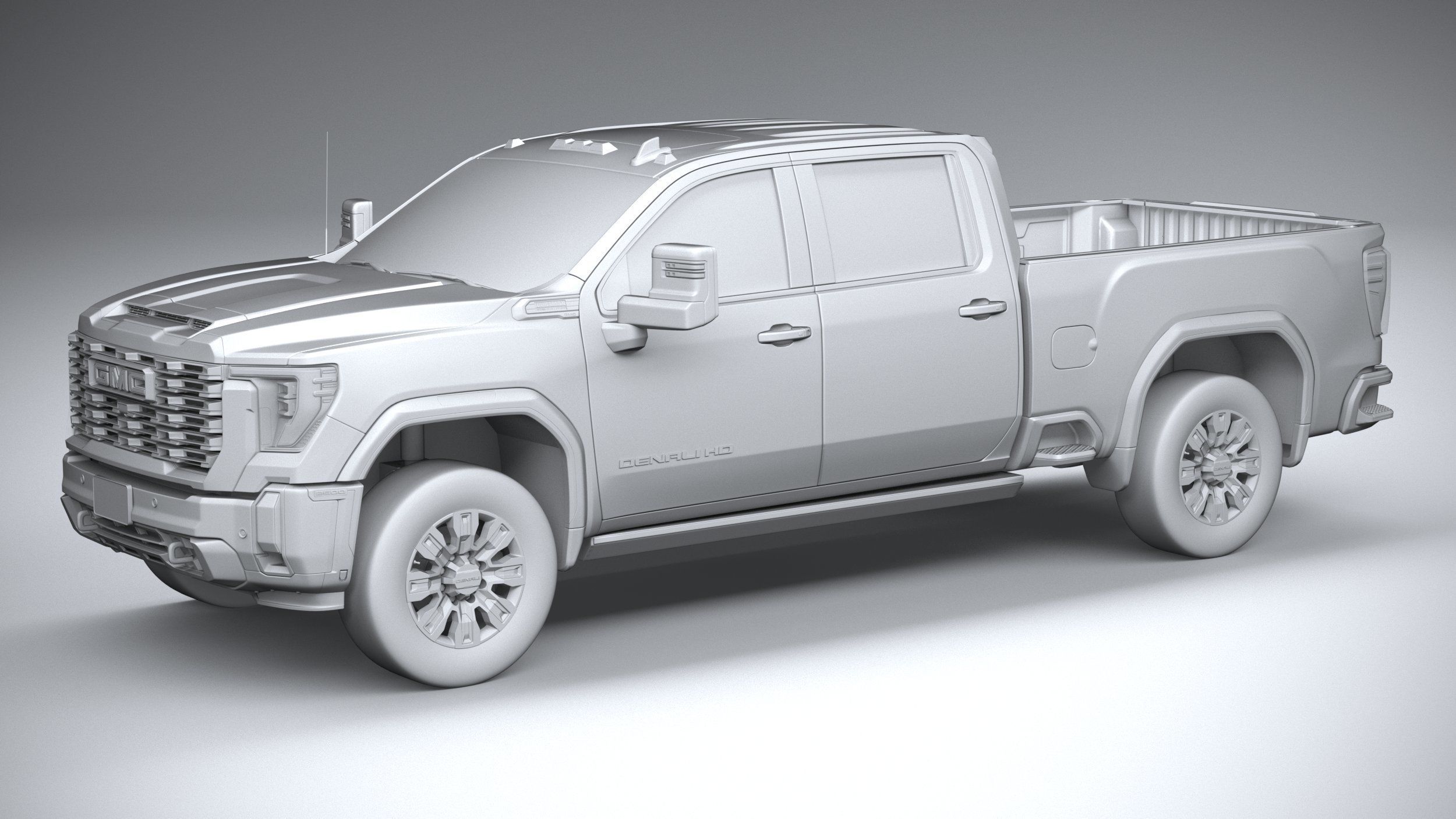 GMC Sierra Denali HD 2024 3D model | CGTrader