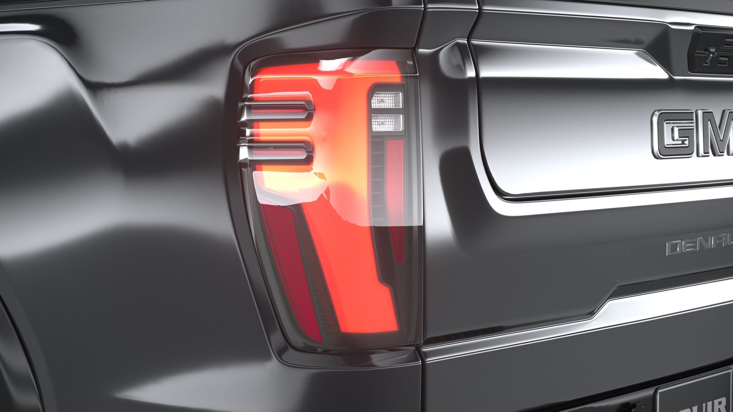 GMC Sierra Denali HD 2024 3D model | CGTrader