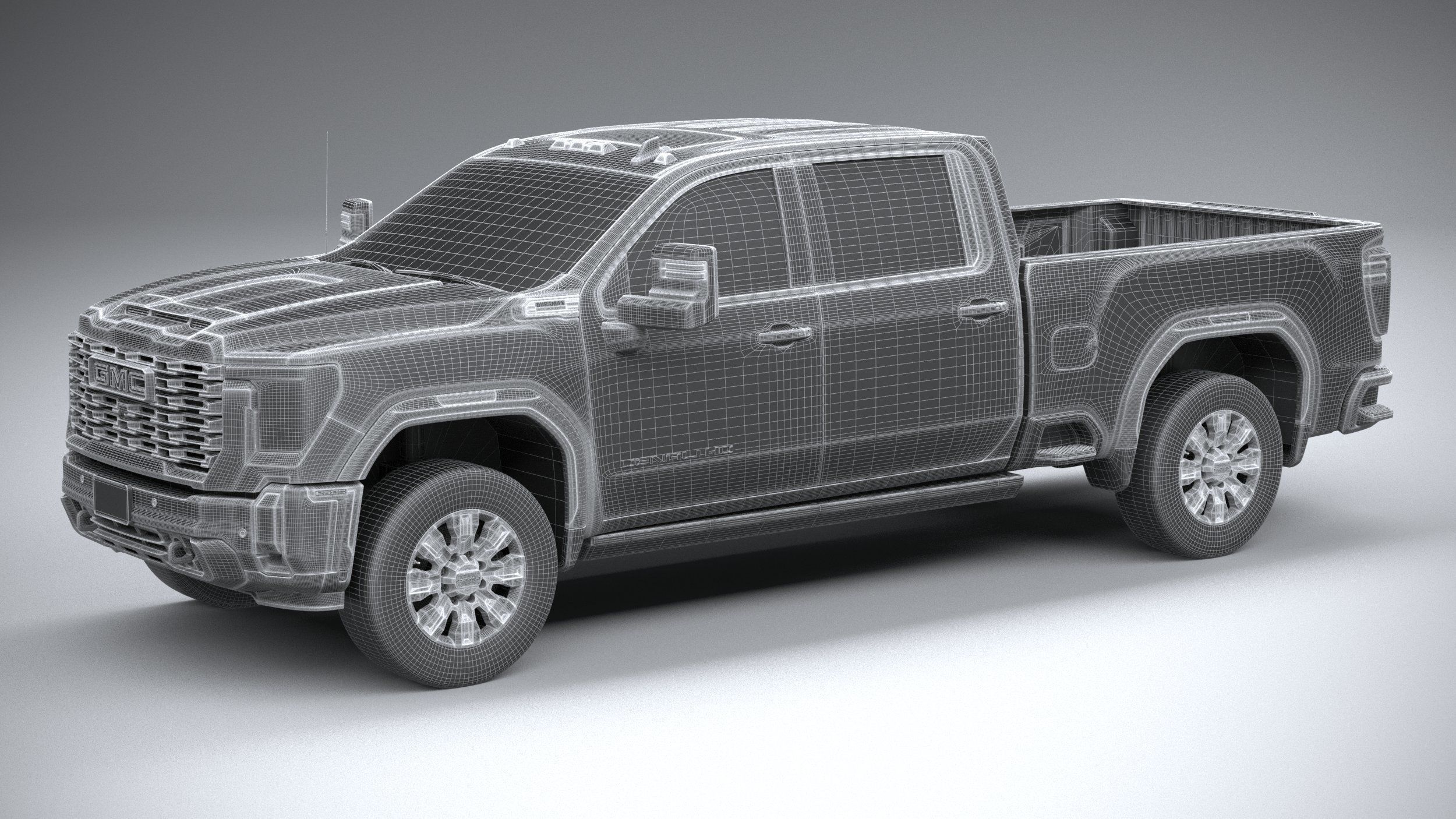 GMC Sierra Denali HD 2024 3D model | CGTrader