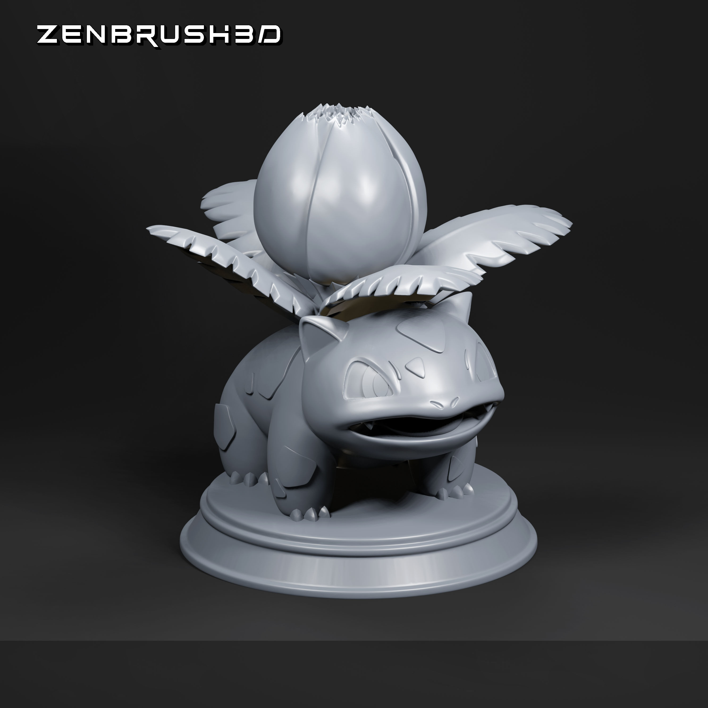 BULBASAUR EVOLUTION pokemon 3D model 3D printable | CGTrader