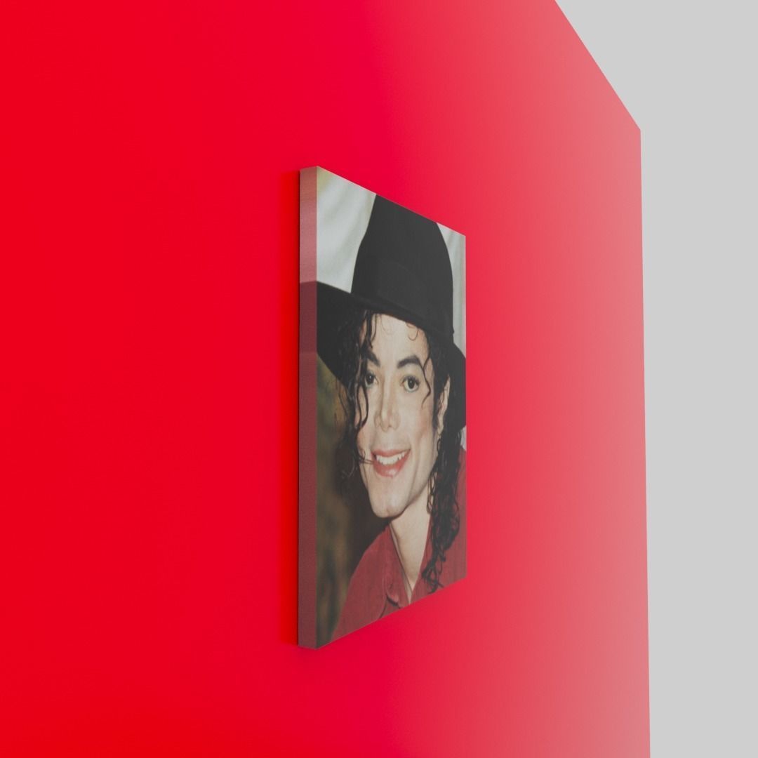 3D model Michael Jackson portrait VR / AR / low-poly | CGTrader