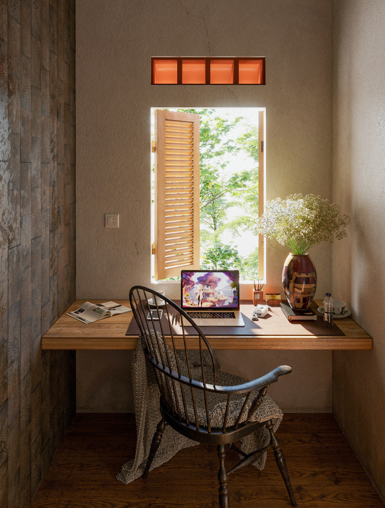 Skip button of Genshin Impact free 3D model | CGTrader