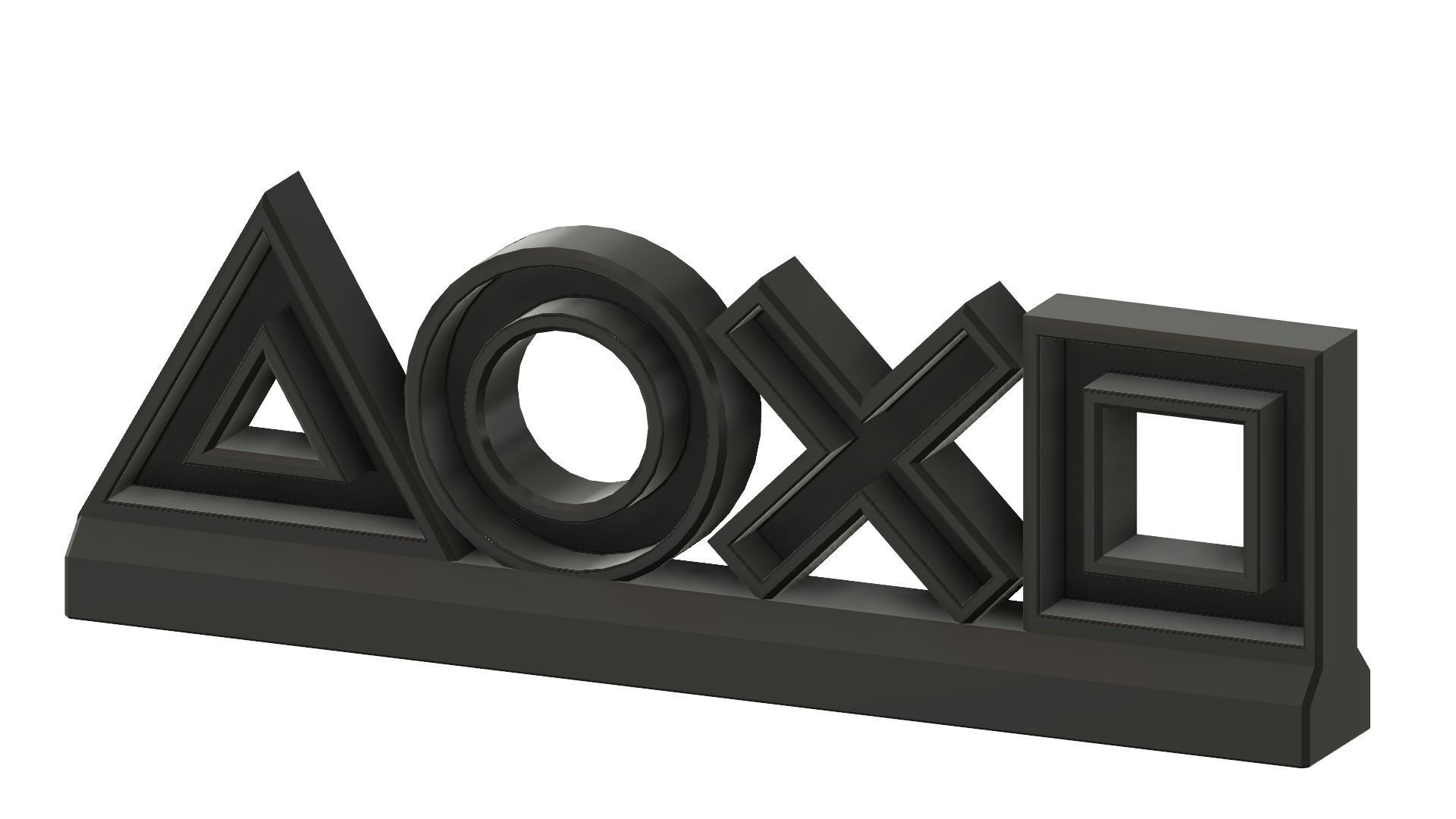 PlayStation Simbol Stand 3D model 3D printable | CGTrader