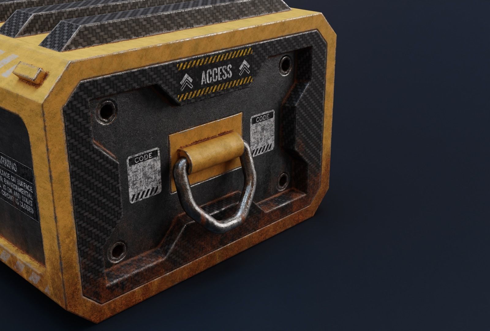 SCI-FI CRATE free VR / AR / low-poly 3D model | CGTrader