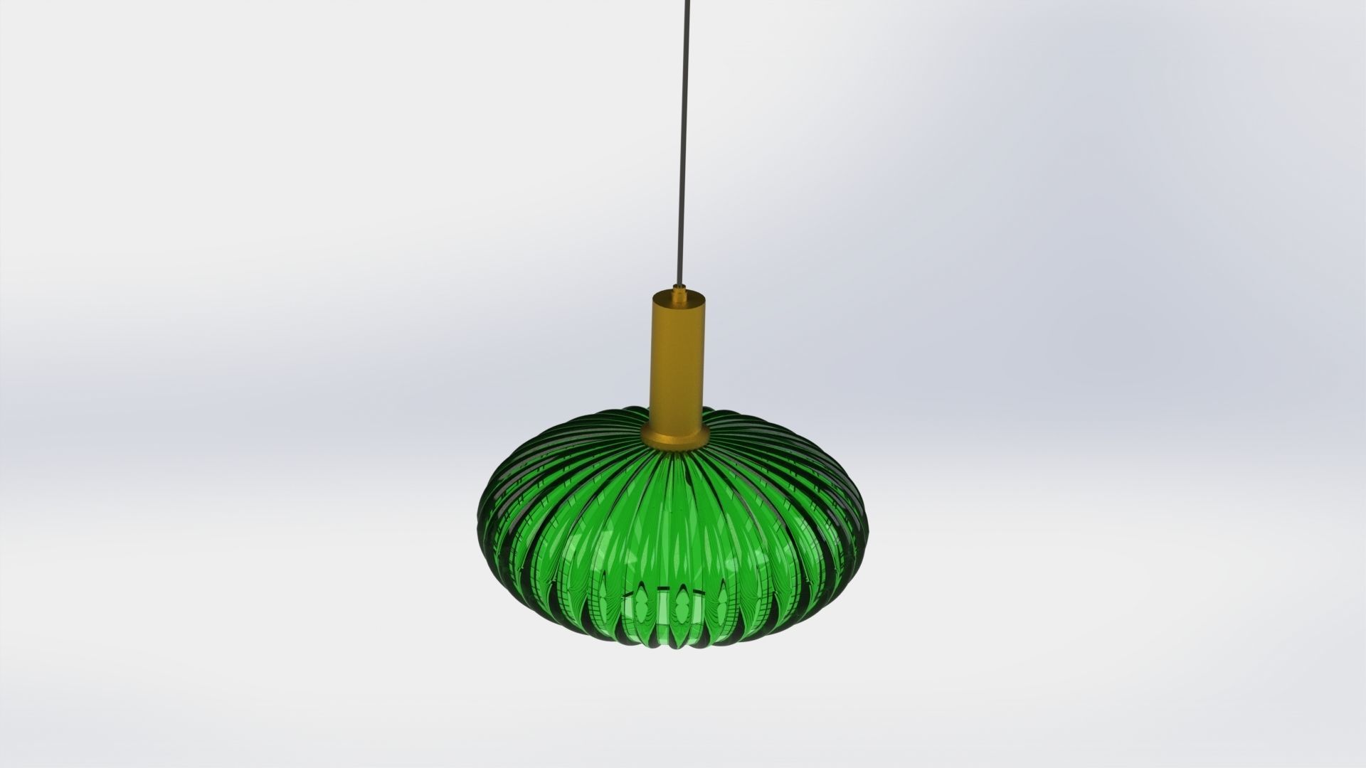 Glass Pendant Light Model A 3D model | CGTrader
