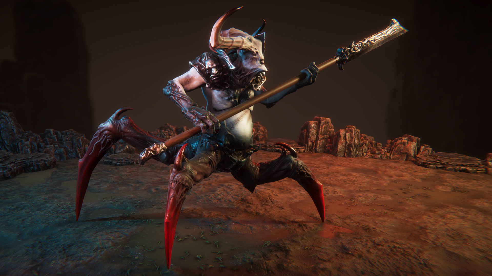 3D model Demon guard VR / AR / low-poly animated | CGTrader