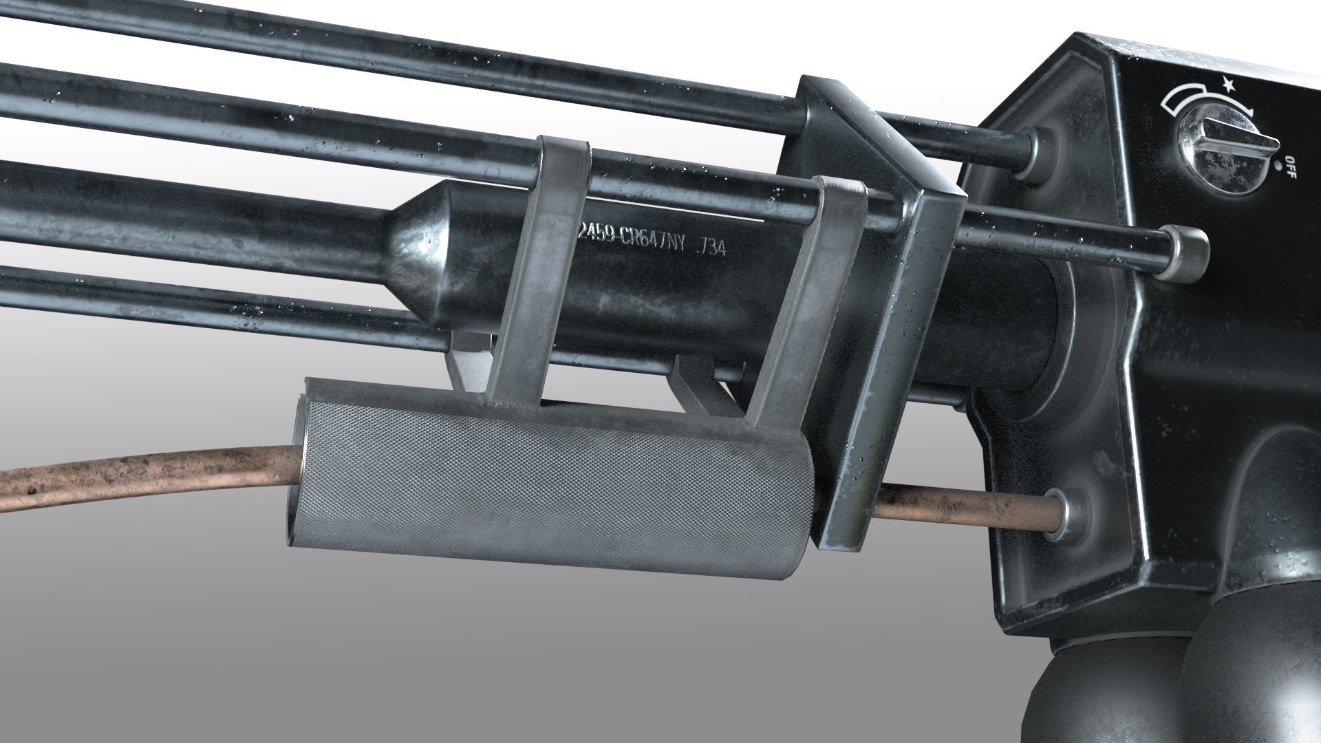 flame thrower 3D model | CGTrader