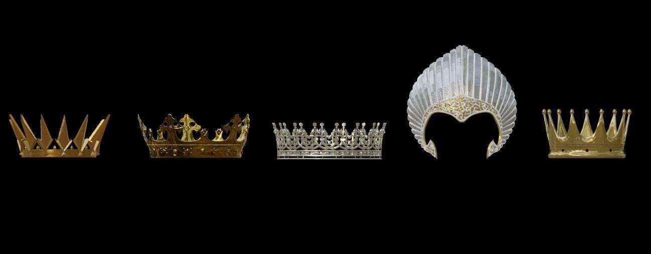 3D model 15 crown fantasy old VR / AR / low-poly | CGTrader