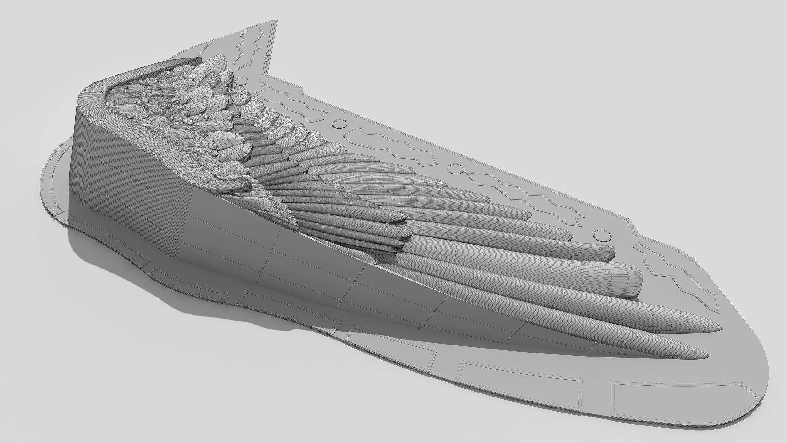 0126 - Bird Wing Building 3D model | CGTrader