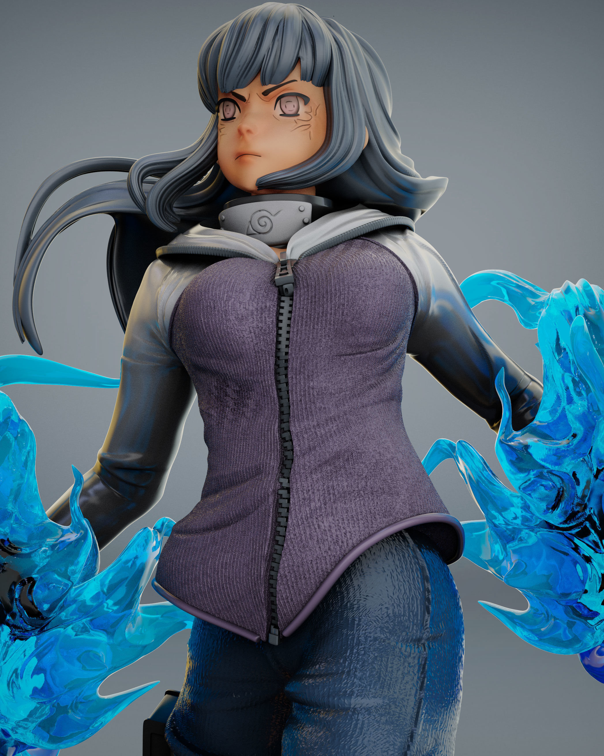 Hinata for 3D print more character nonsplit 3D model 3D printable ...