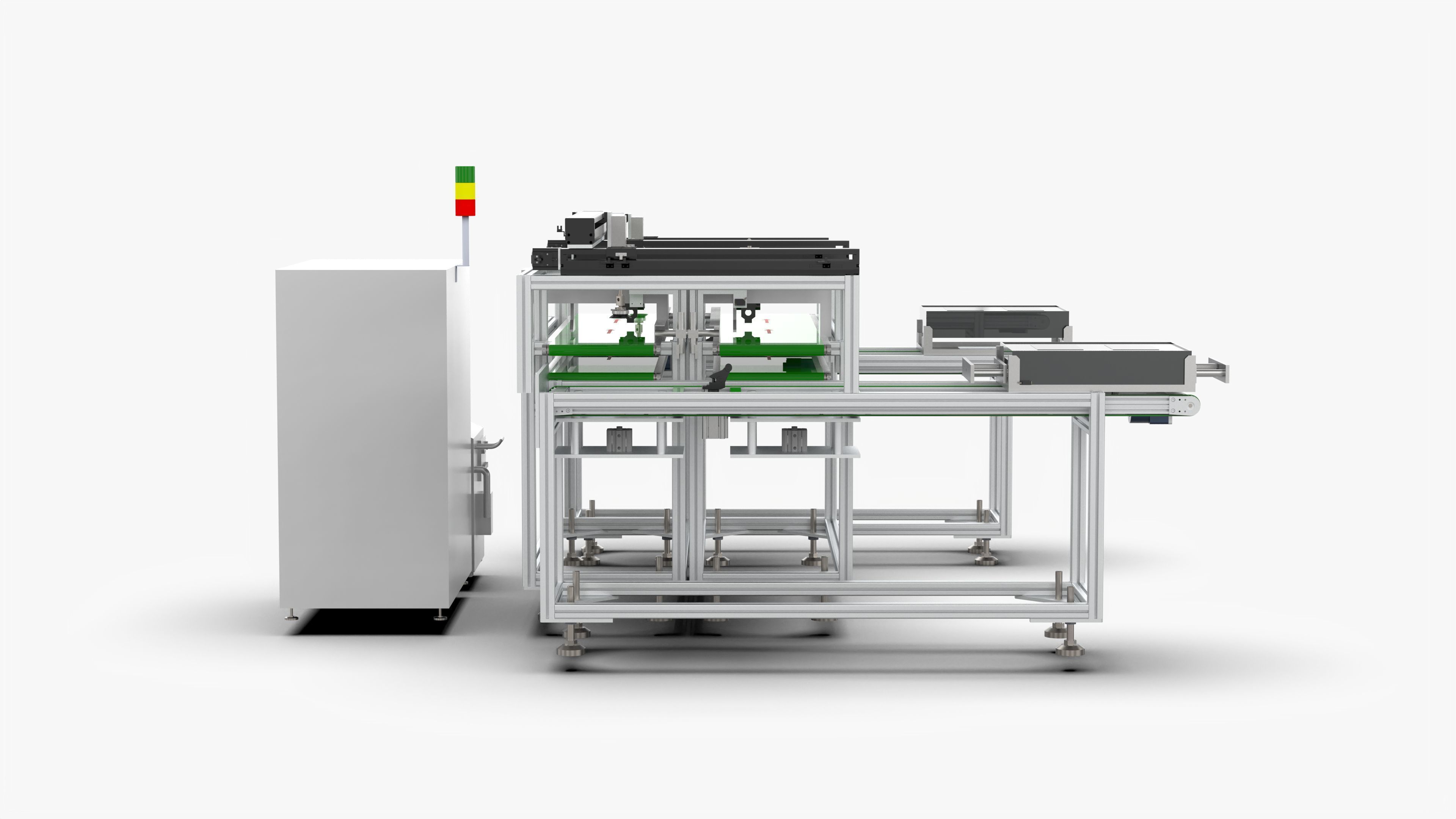 Fully Automatic Loading and Unloading Code Scanning Machine 3D model | CGTrader