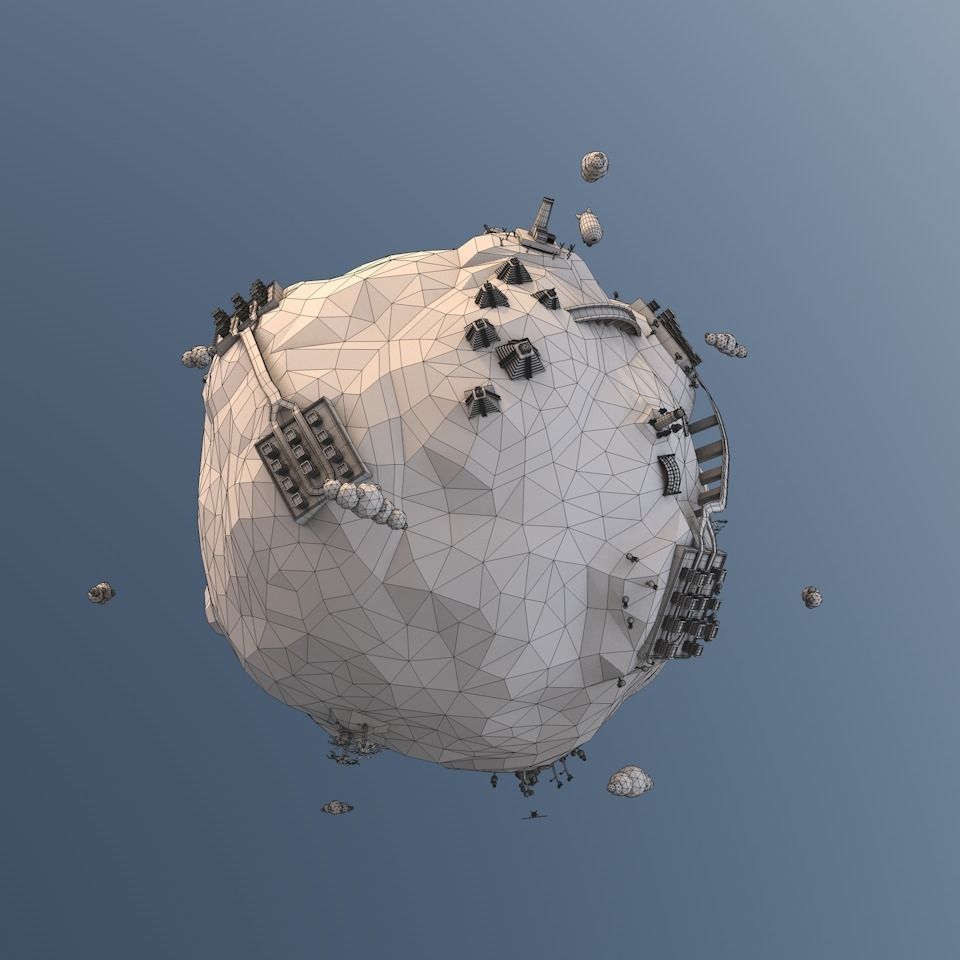 Cartoon Earth 3D model | CGTrader
