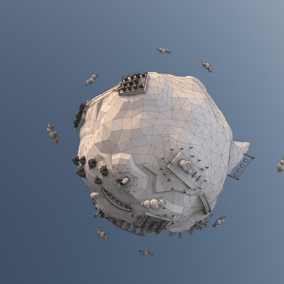 Cartoon Earth 3D model | CGTrader