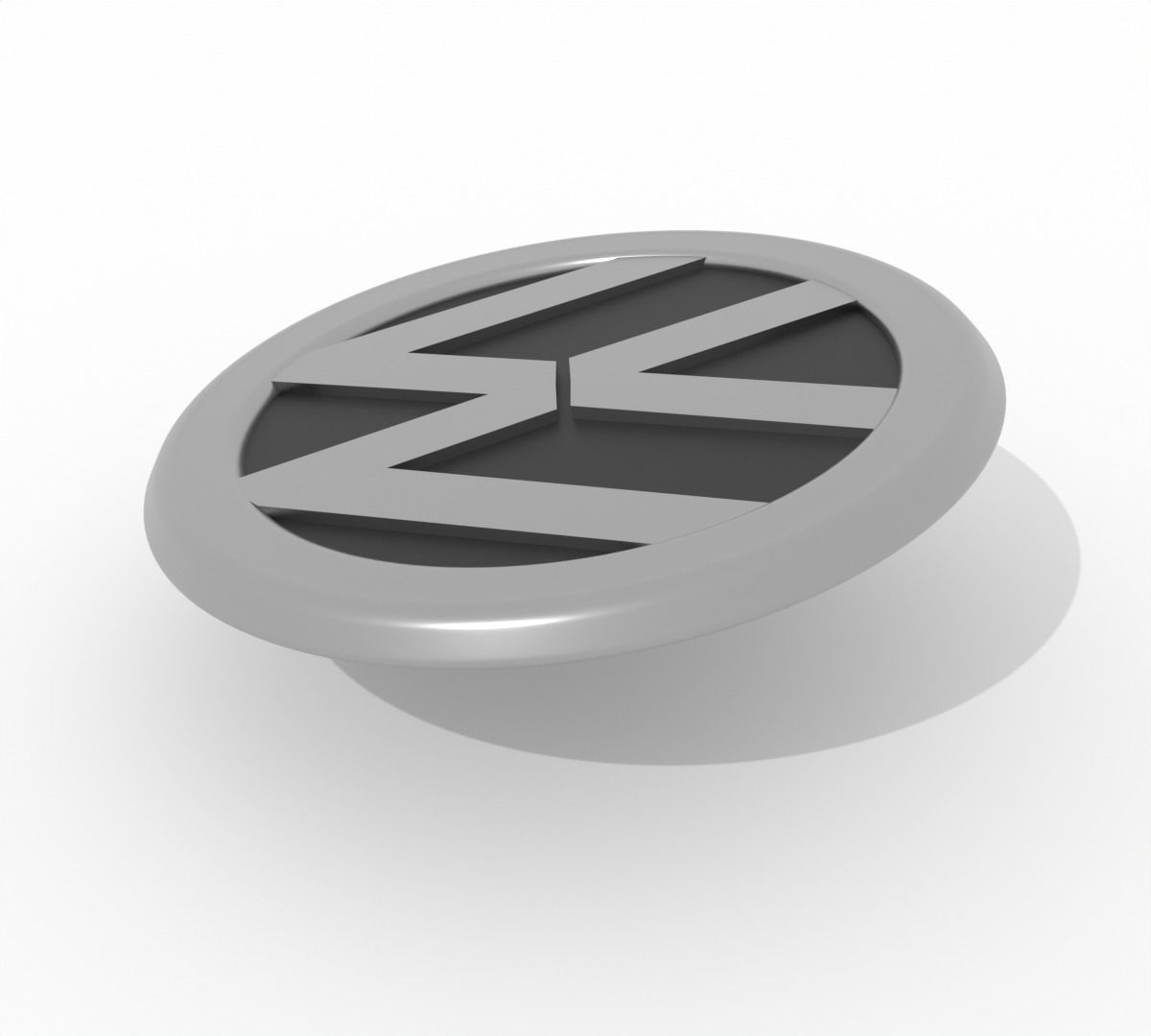 3D model Volkswagen emblem VR / AR / low-poly | CGTrader