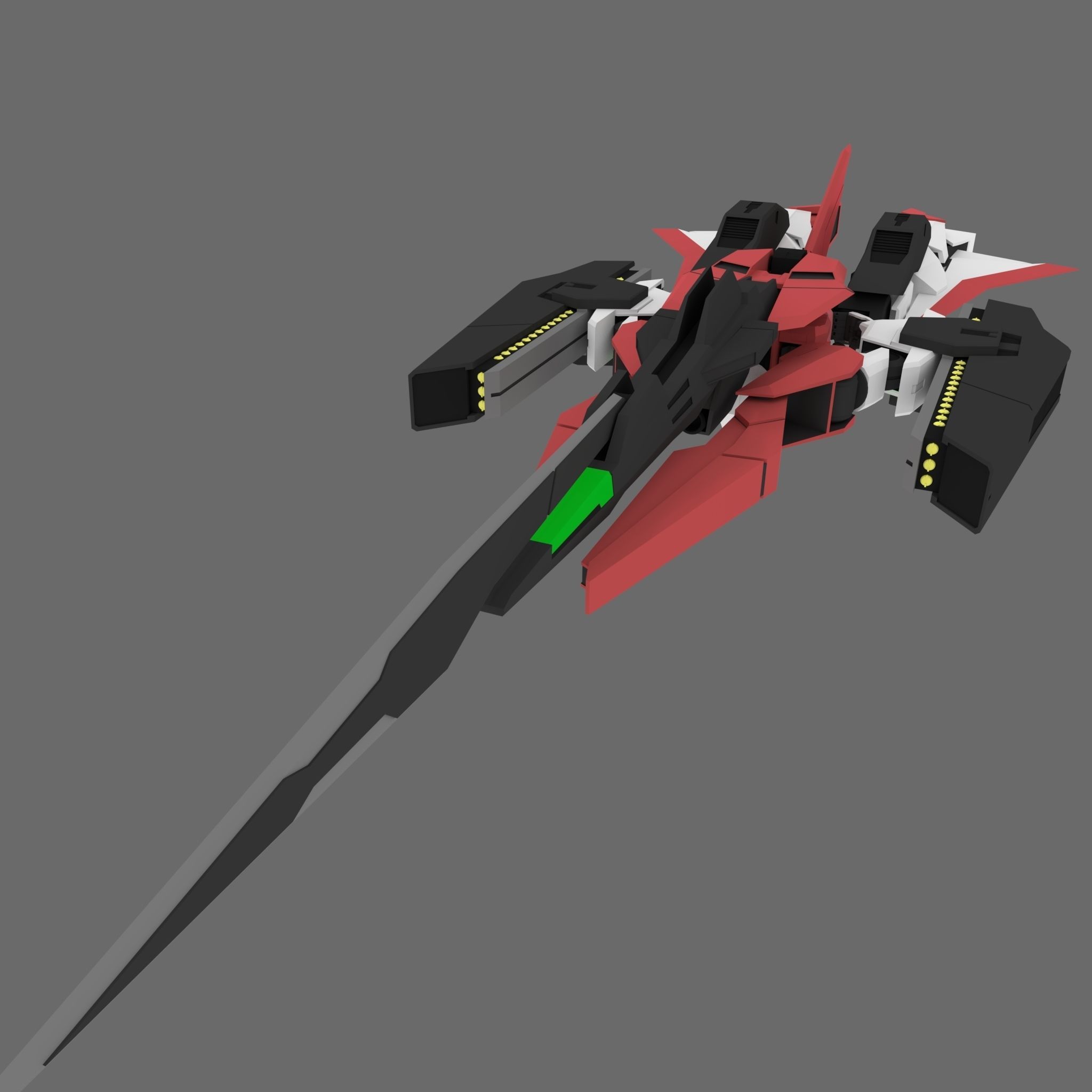 GN-007AL Arios Gundam Ascalon 3D model | CGTrader