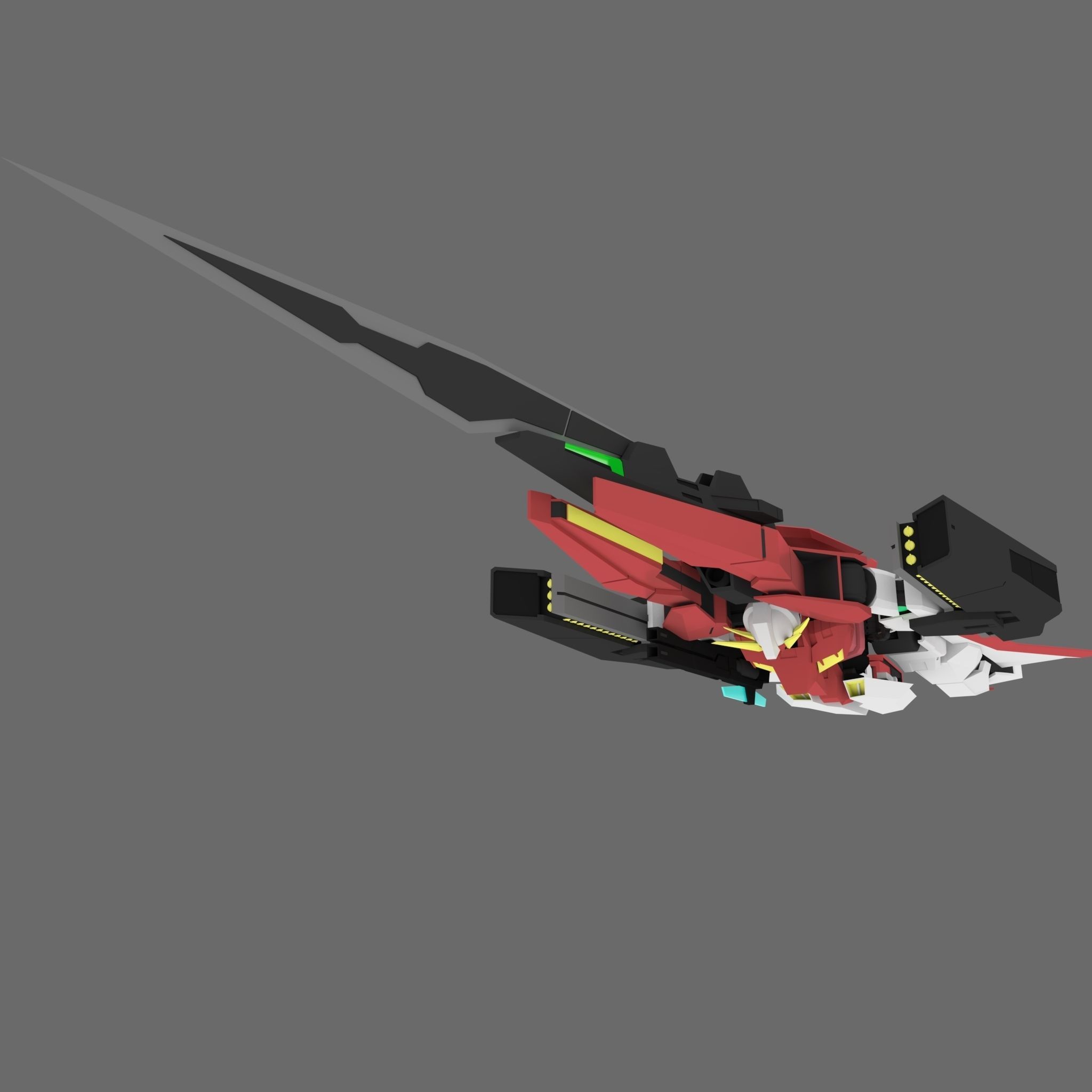 GN-007AL Arios Gundam Ascalon 3D model | CGTrader