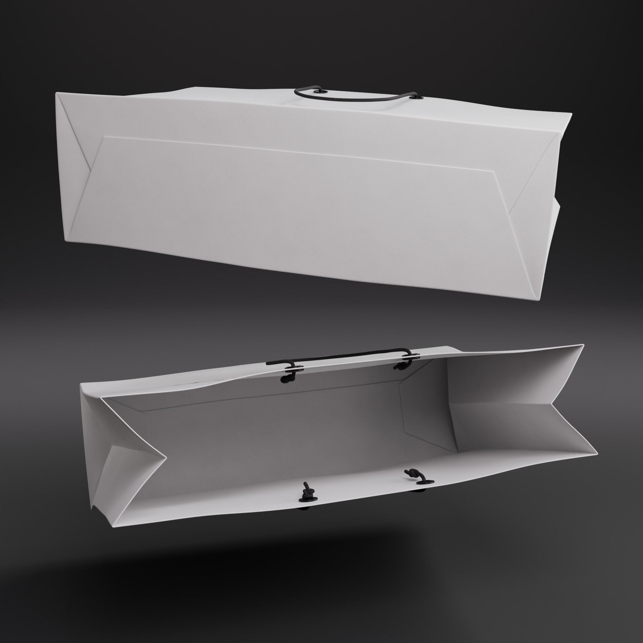Shopping Bag 2 3D model | CGTrader