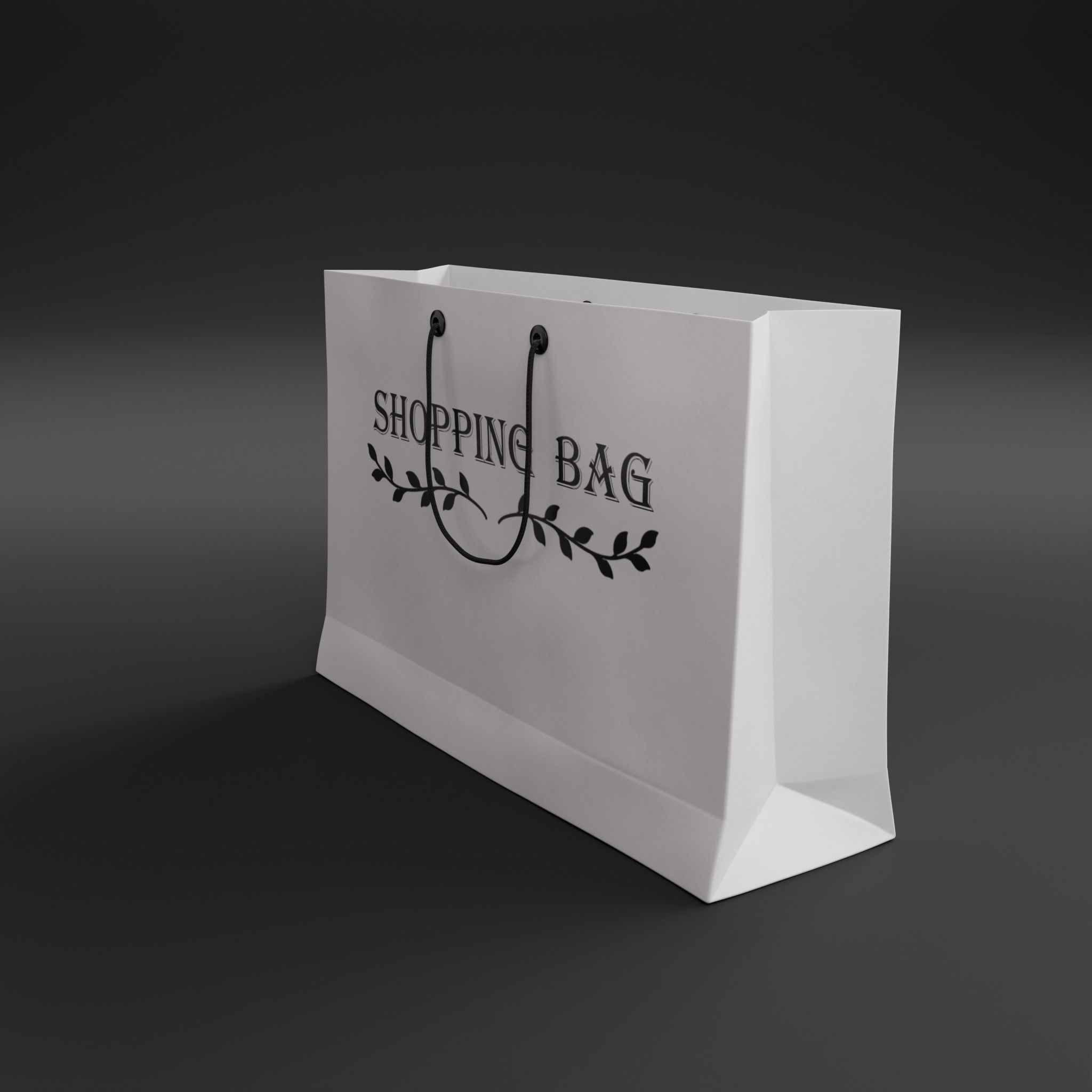 Shopping Bag 2 3D model | CGTrader