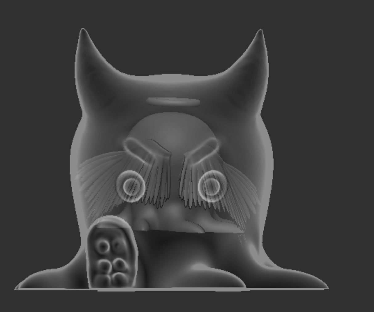 Devil Angel Octopus 3D model 3D printable | CGTrader