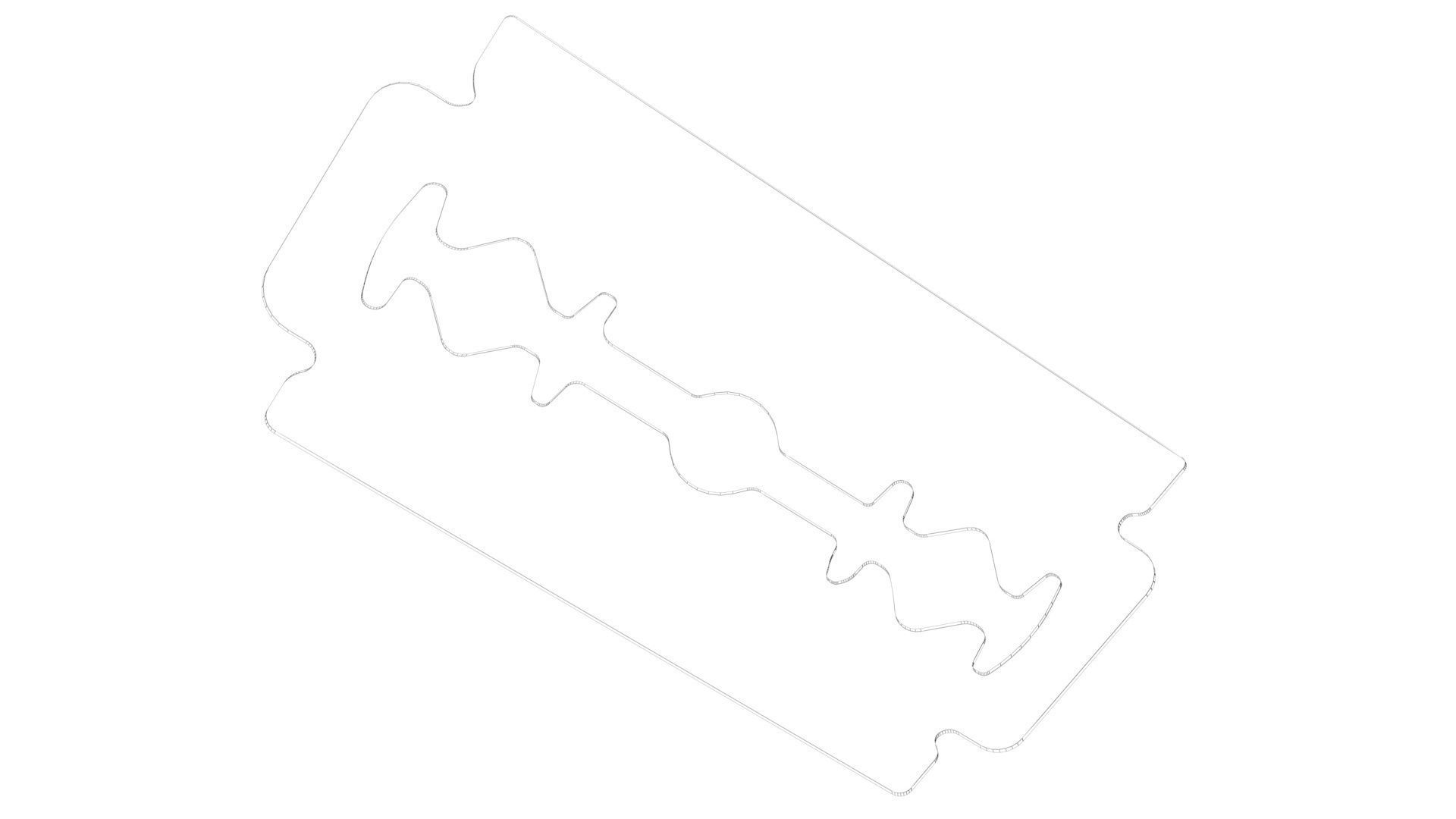 Razor Blade 3D model | CGTrader