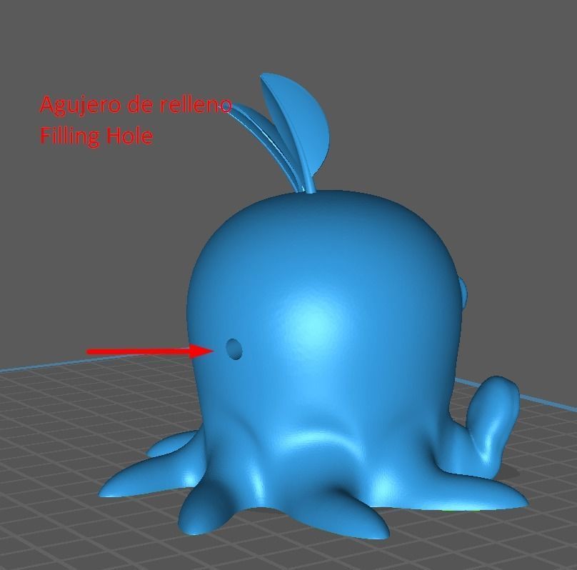 Octopus with brain 3D model 3D printable | CGTrader