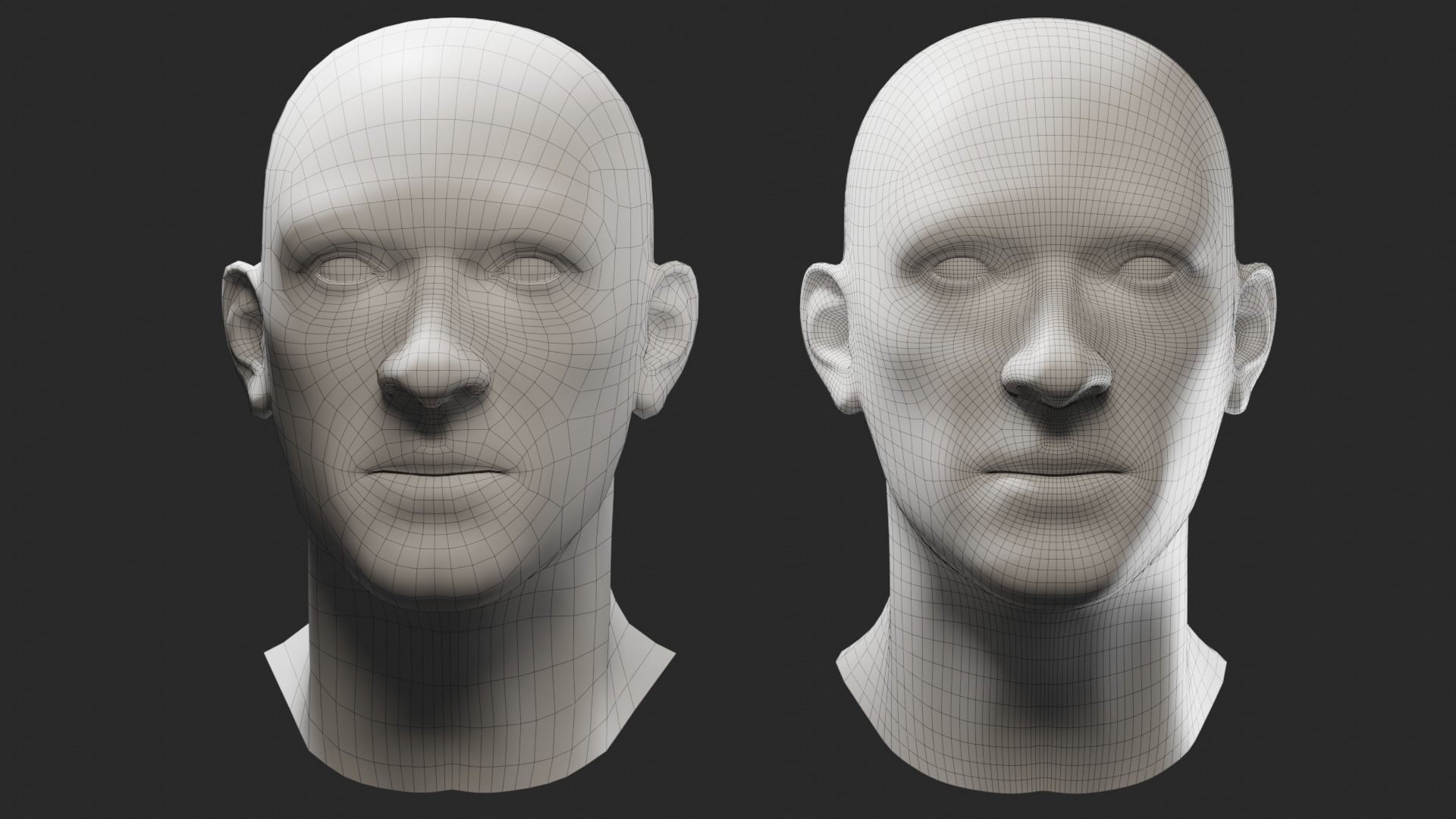 Head Male 3D model | CGTrader