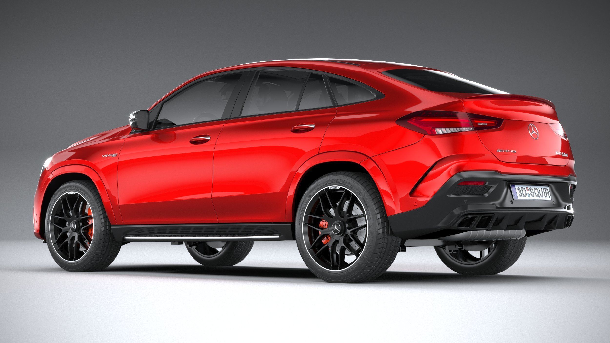 Mercedes-Benz GLE 63 AMG Coupe 2024 3D model | CGTrader