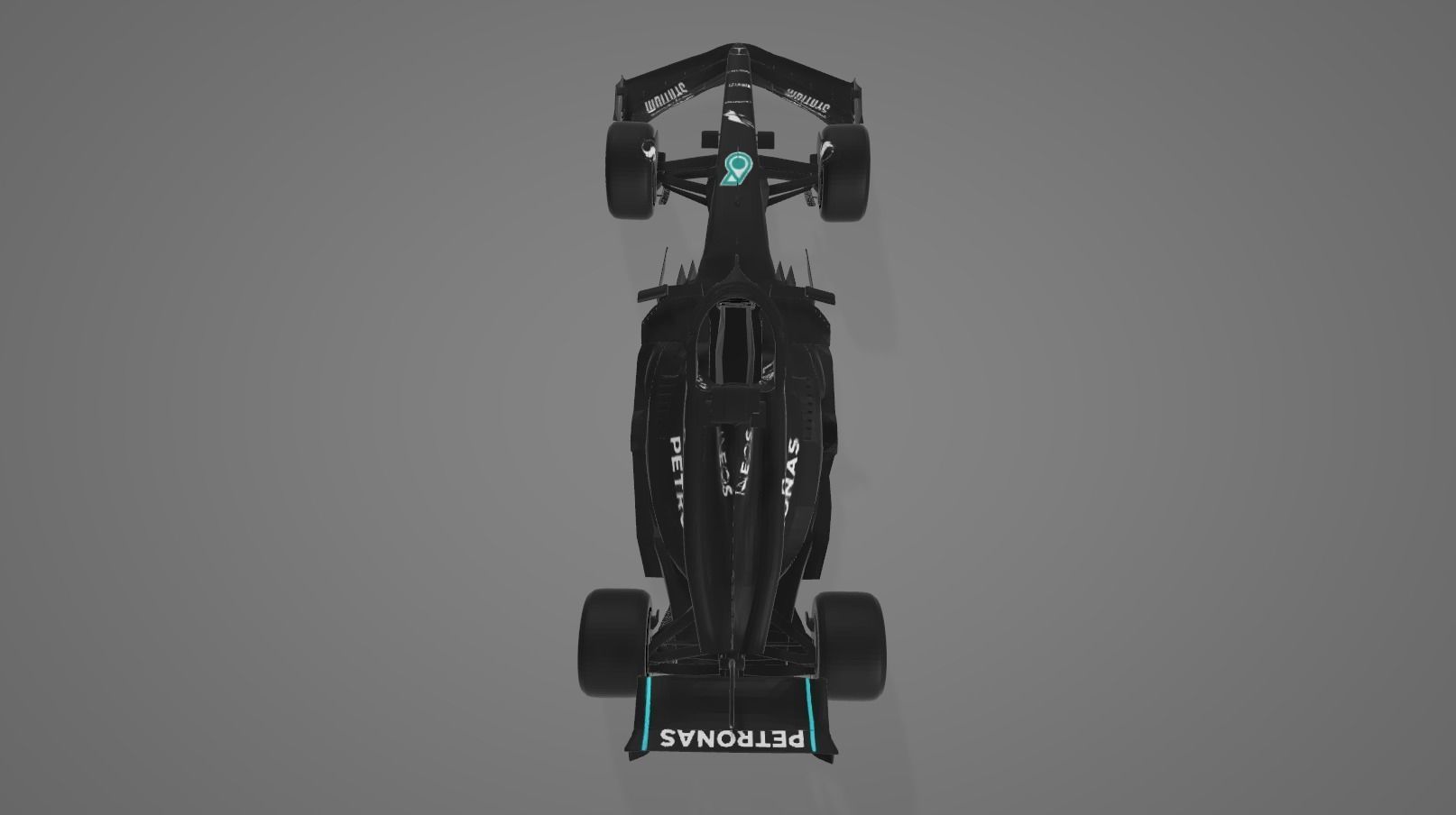 Mercedes AMG Petronas W14 3D model | CGTrader
