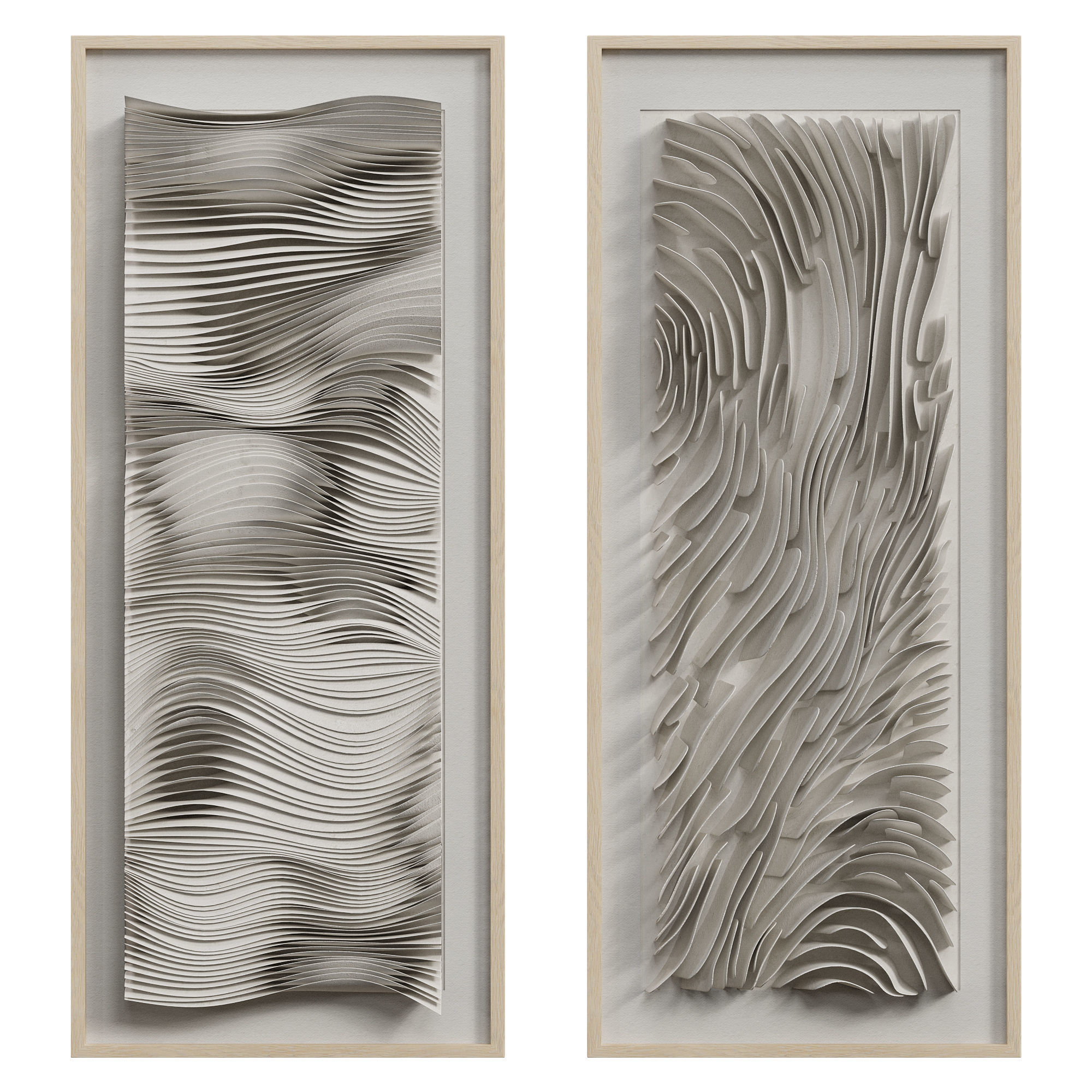 Coral Reef Large Wall Decoraion in frames 3D model | CGTrader