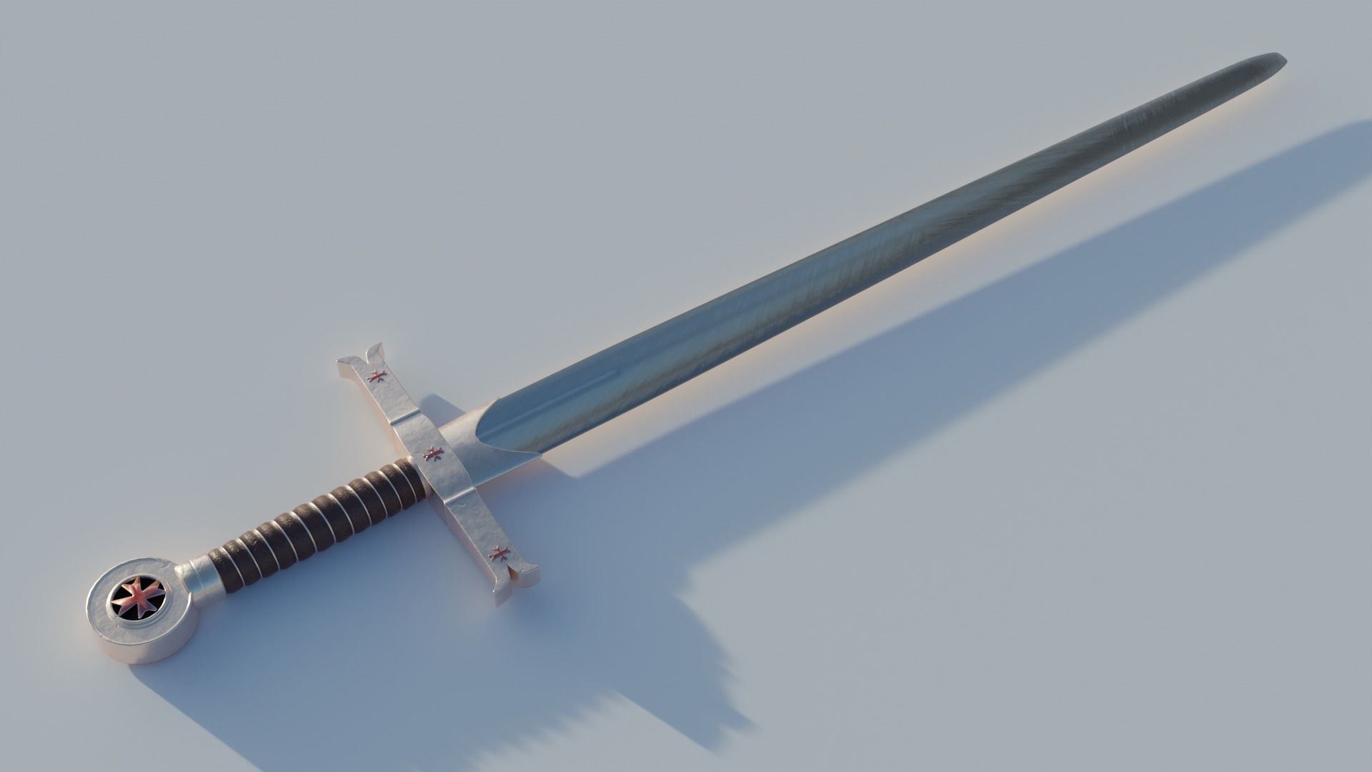 3D model Medieval Sword - Low-Poly - 3D Model VR / AR / low-poly | CGTrader