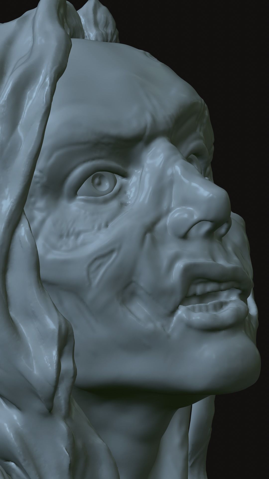Zombie Girl Torso 3D model 3D printable | CGTrader