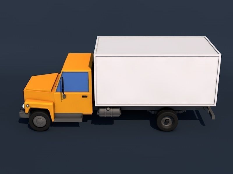 3D model Low Poly Truck VR / AR / low-poly | CGTrader
