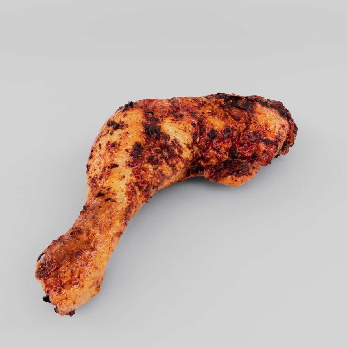 3D model Fried chicken leg - photoscan VR / AR / low-poly | CGTrader