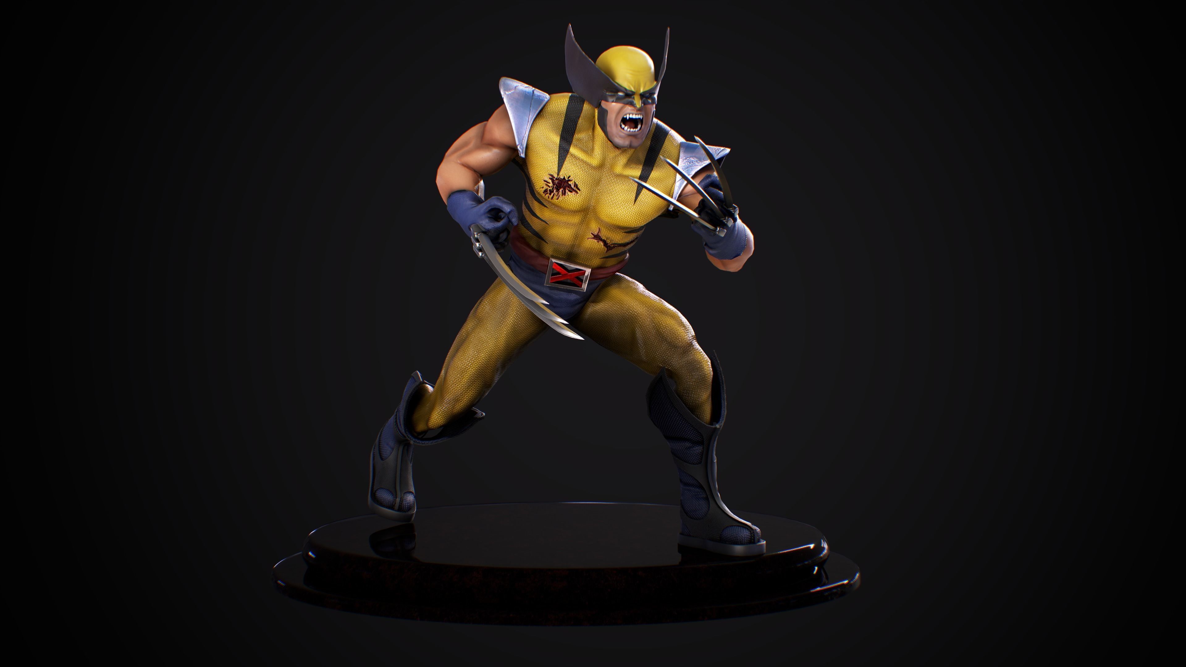 3D model Wolverine VR / AR / low-poly | CGTrader