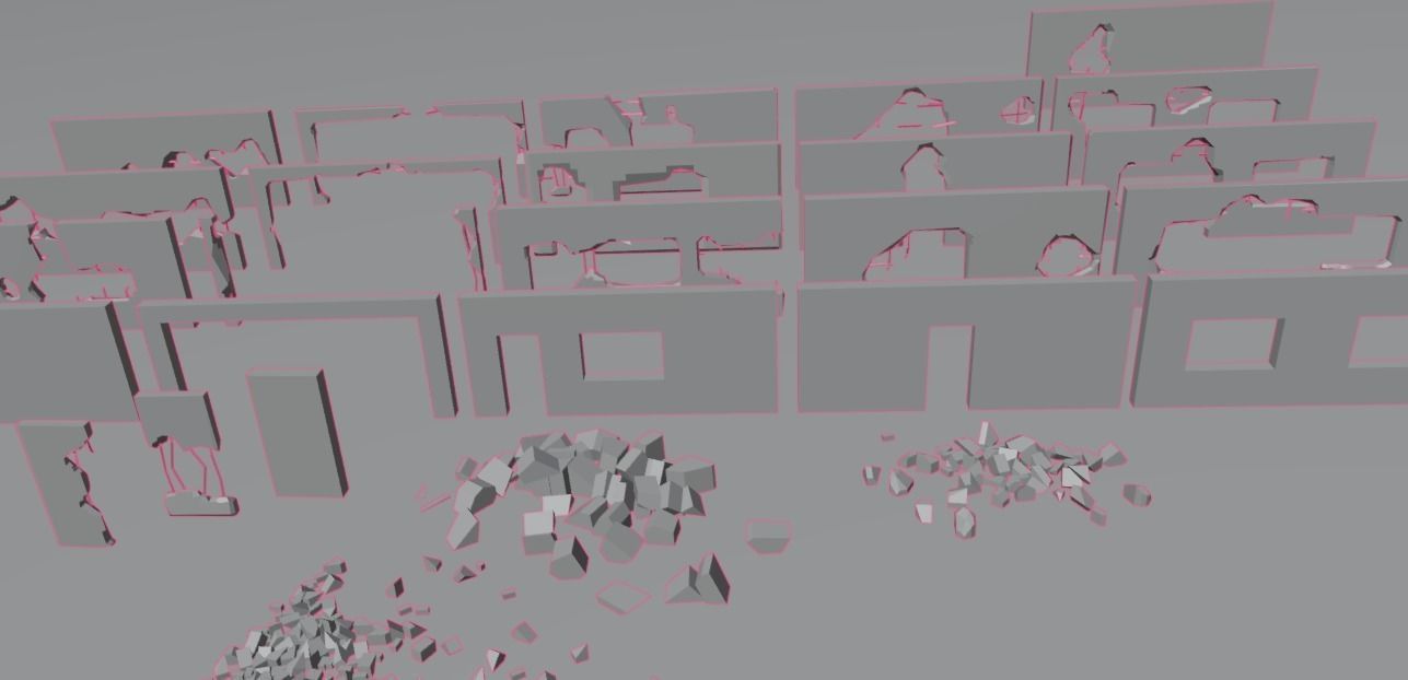 3D model Apocalypse Ruins City VR / AR / low-poly | CGTrader