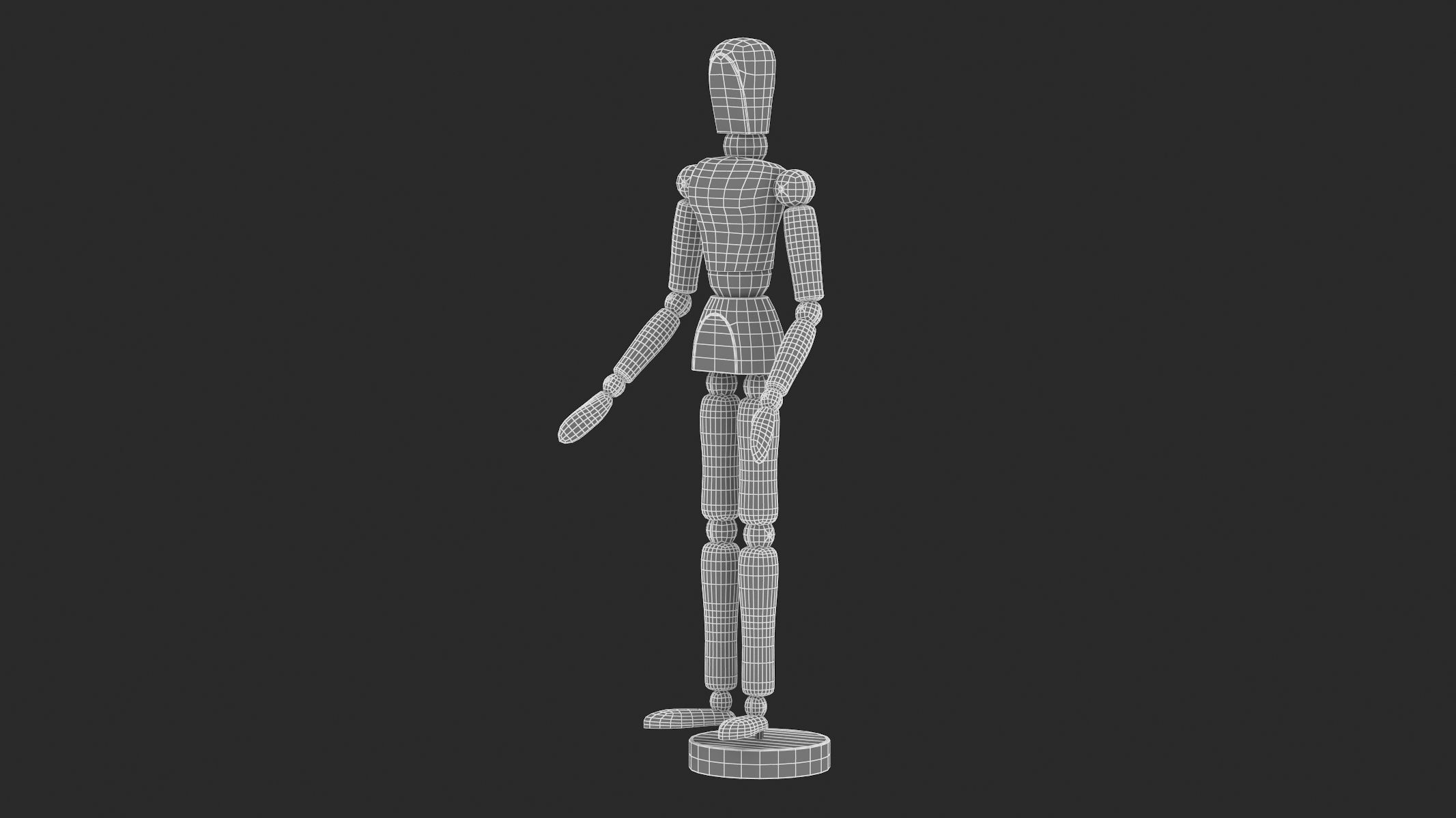 Dummy Wooden Mannequin 3D model | CGTrader