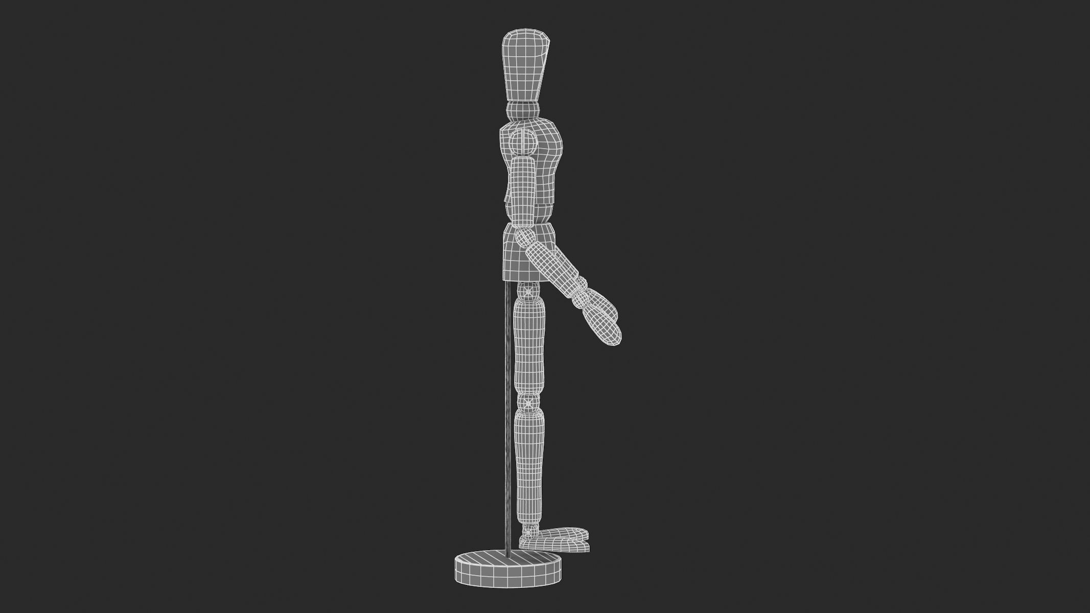 Dummy Wooden Mannequin 3D model | CGTrader
