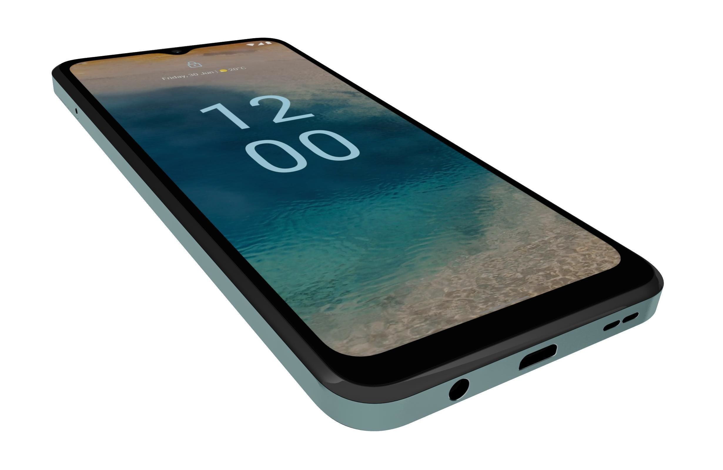 Nokia G22 Blue And Gray 3D model | CGTrader
