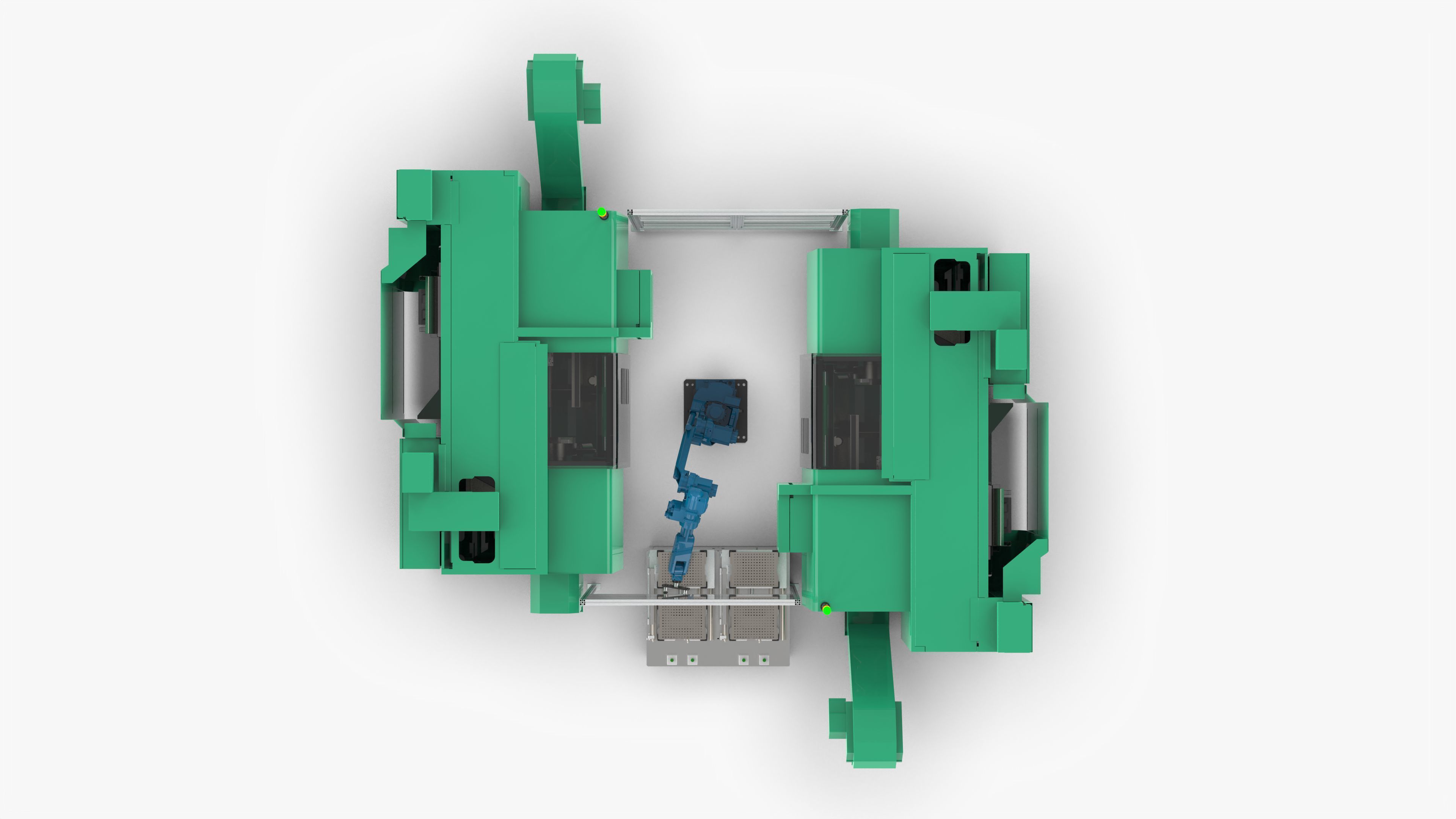 Automatic Double Station Lathe Loading and Unloading Machine free 3D ...