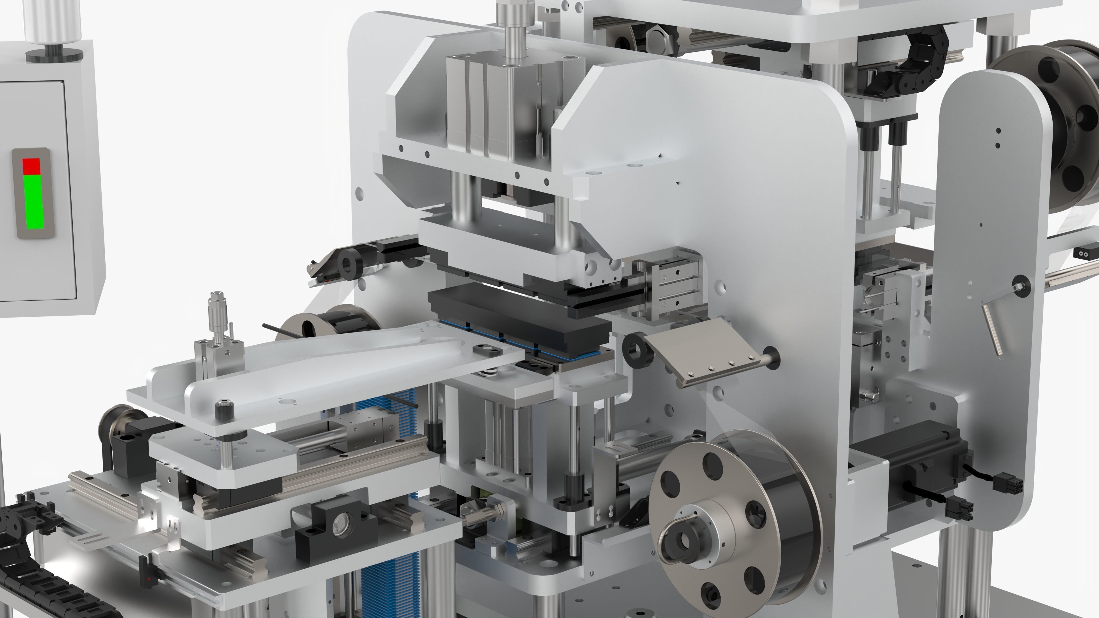 Automatic Cutting Clip Insulation Film Machine 3D model | CGTrader