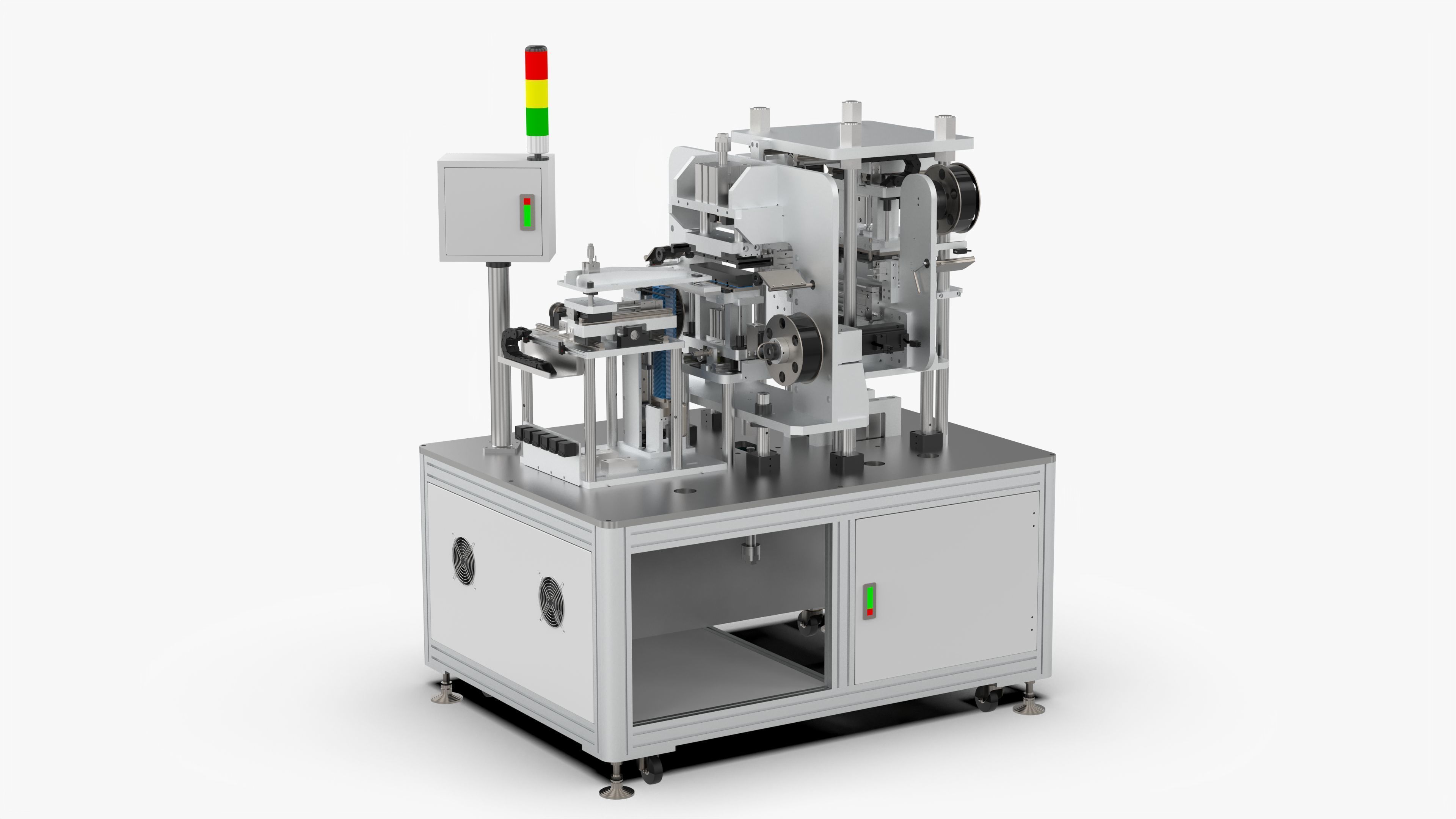 Automatic Cutting Clip Insulation Film Machine 3D model | CGTrader