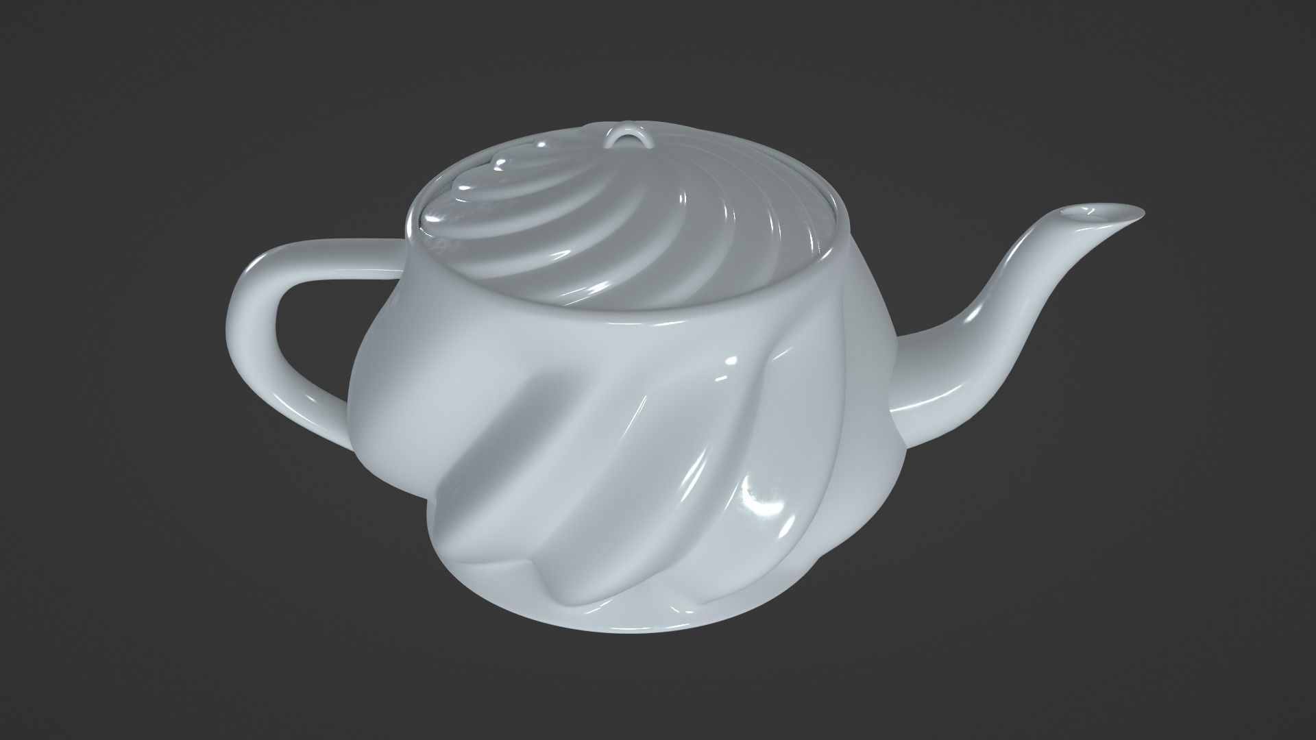 White Porcelain Teapot 3D model | CGTrader
